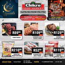Chikro Food Market Grassy Park & Parow : Eid Specials (7 July - 9 July ...