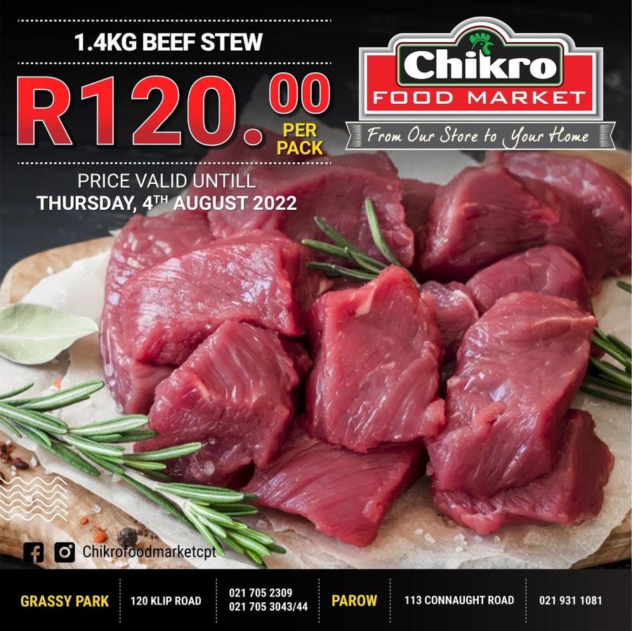 Chikro Food Market Grassy Park & Parow : Specials (29 July - 4 August ...