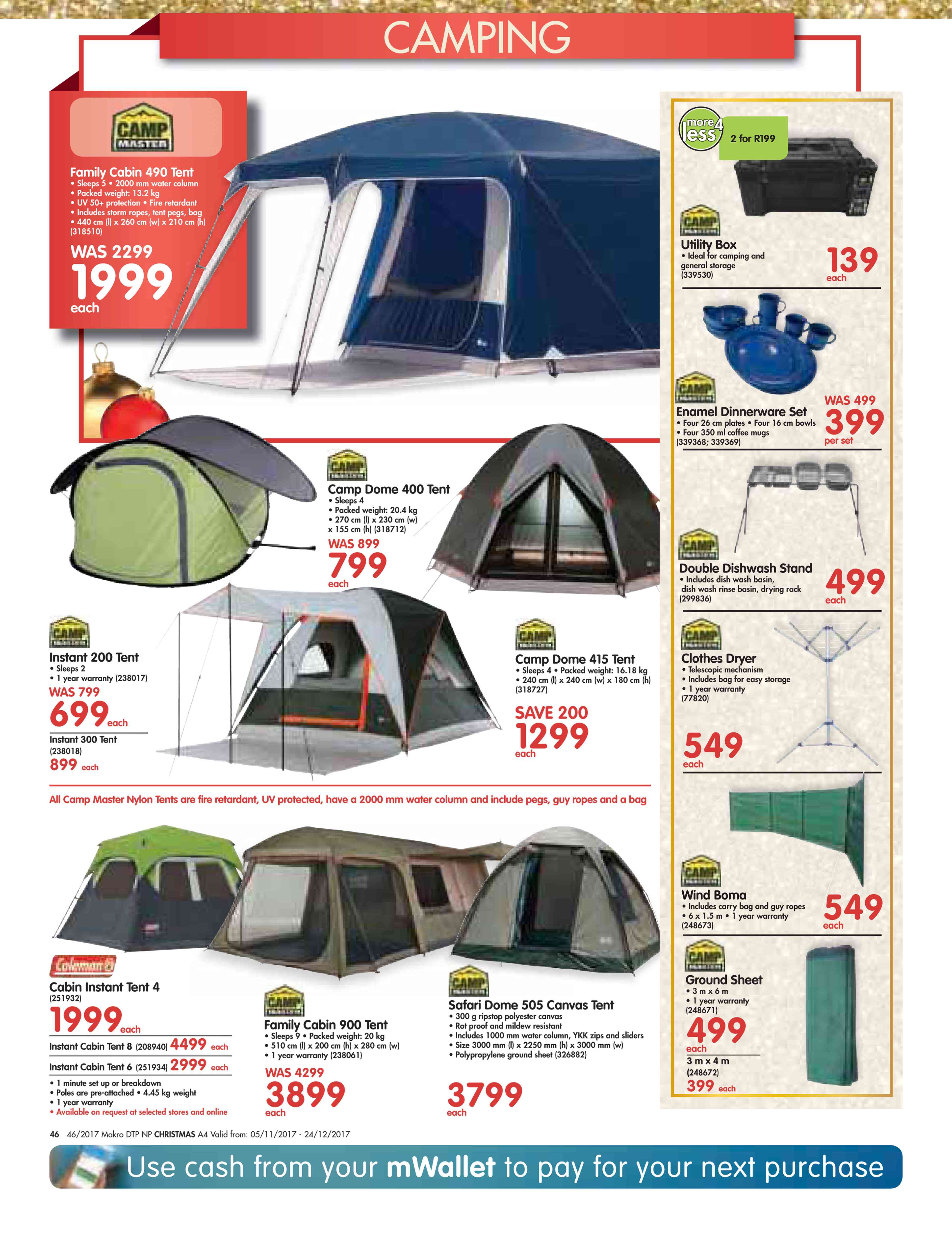 Special Camp Master Family Cabin 490 Tent — www.guzzle.co.za