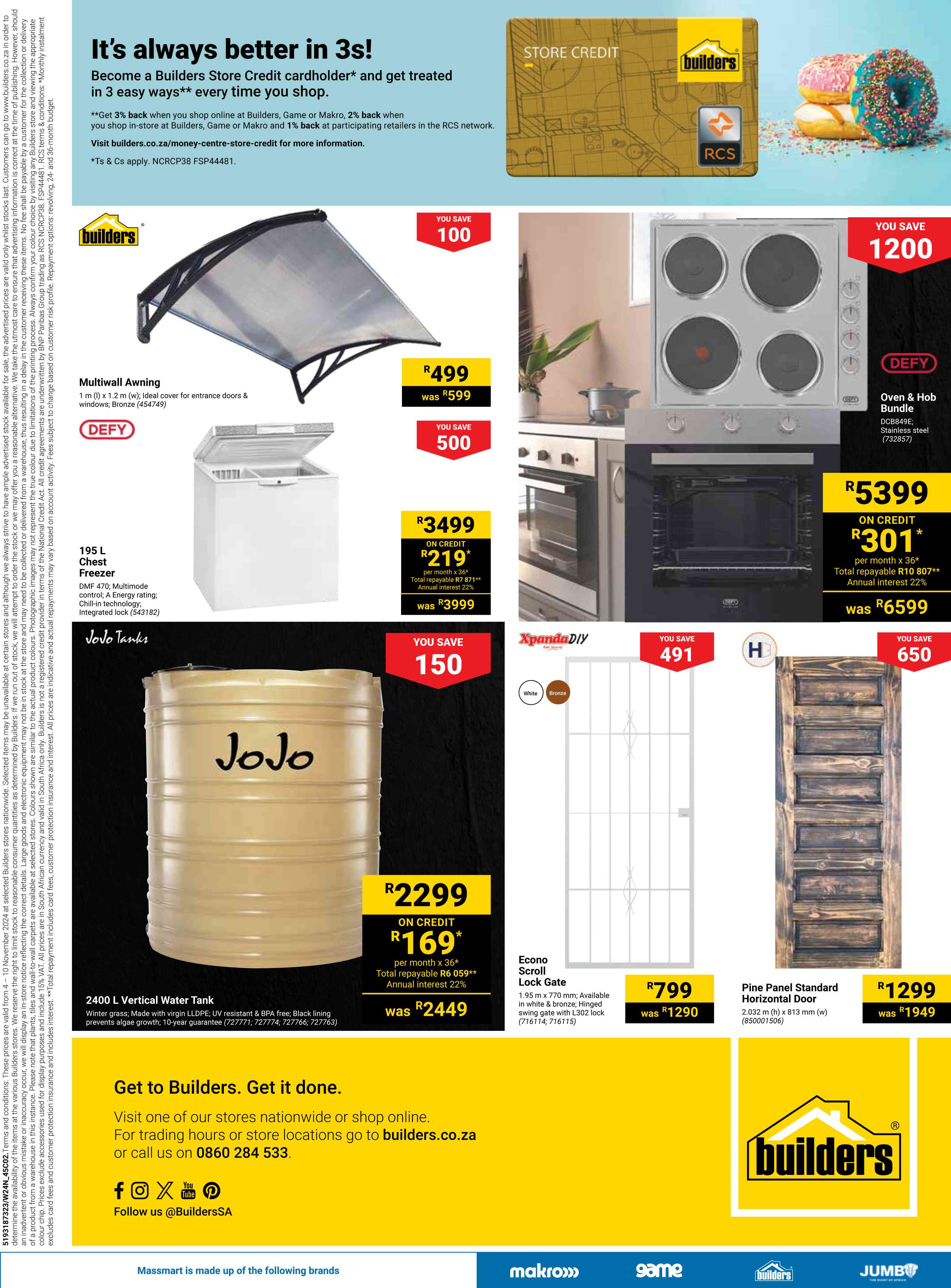 DIY Specials | Catalogue | SA Promotional Leaflets | Builders