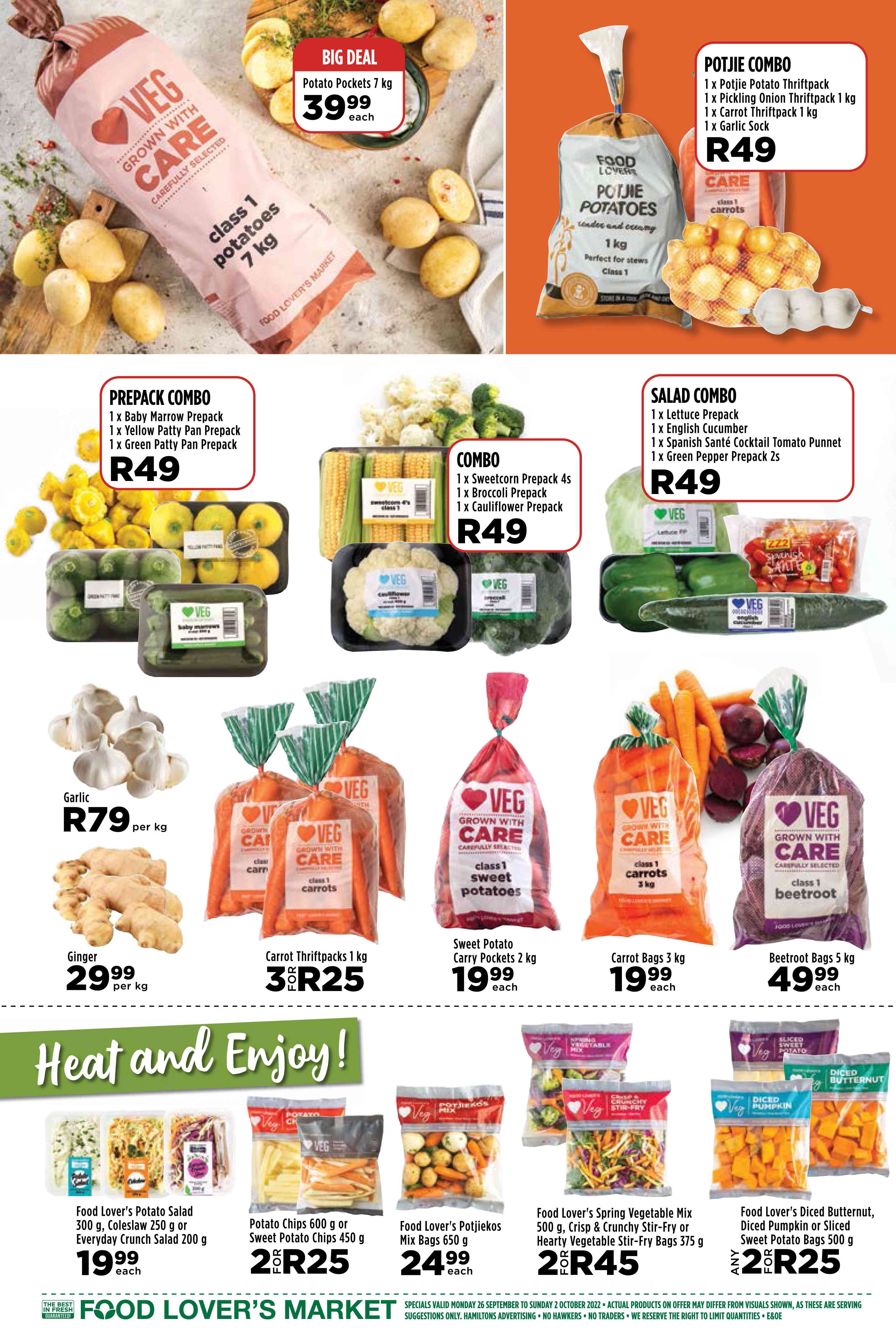 Special Food Lover's Spring Vegetable Mix 500g-For 2 — www.guzzle.co.za