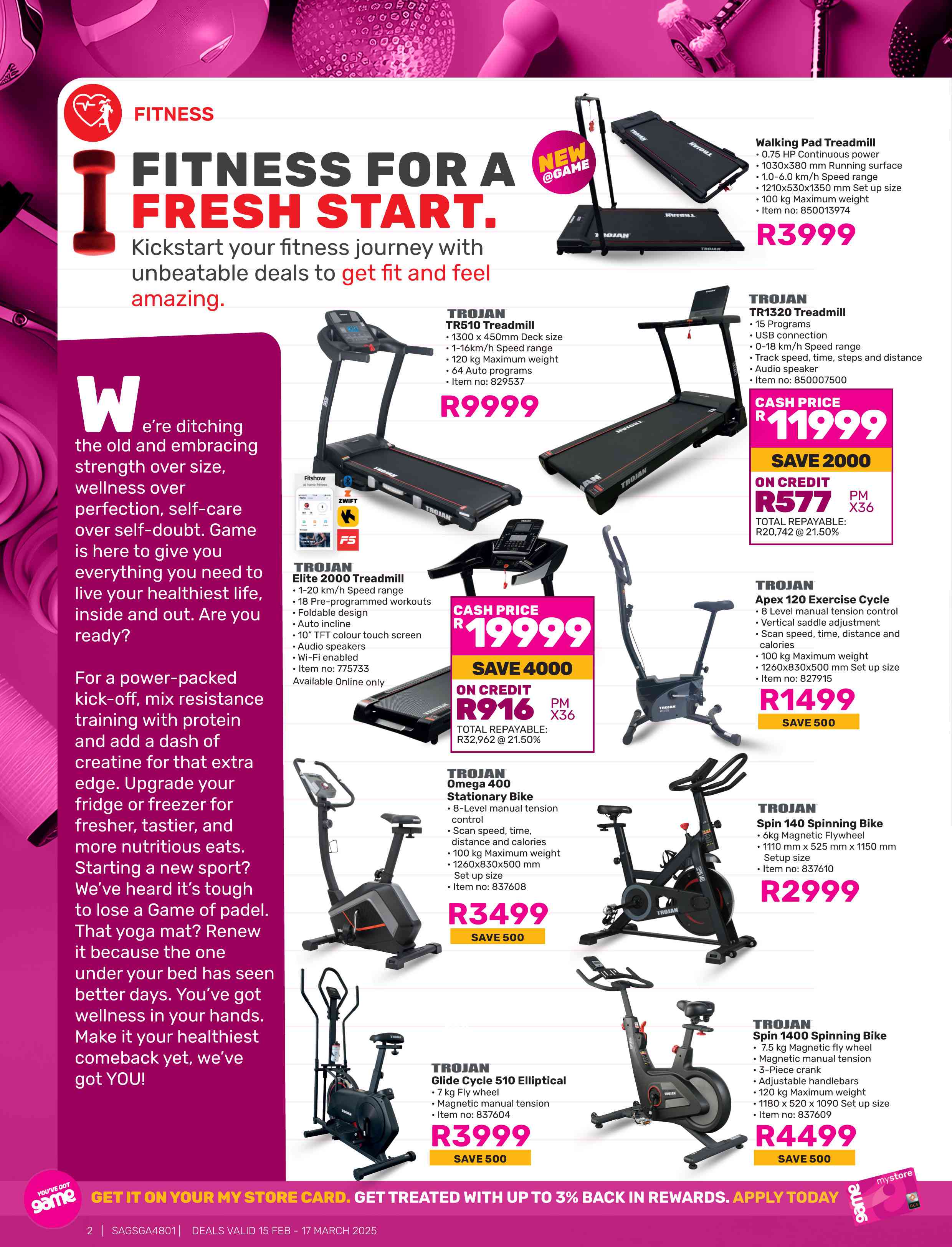 Special Trojan Walking Pad Treadmill — www.guzzle.co.za
