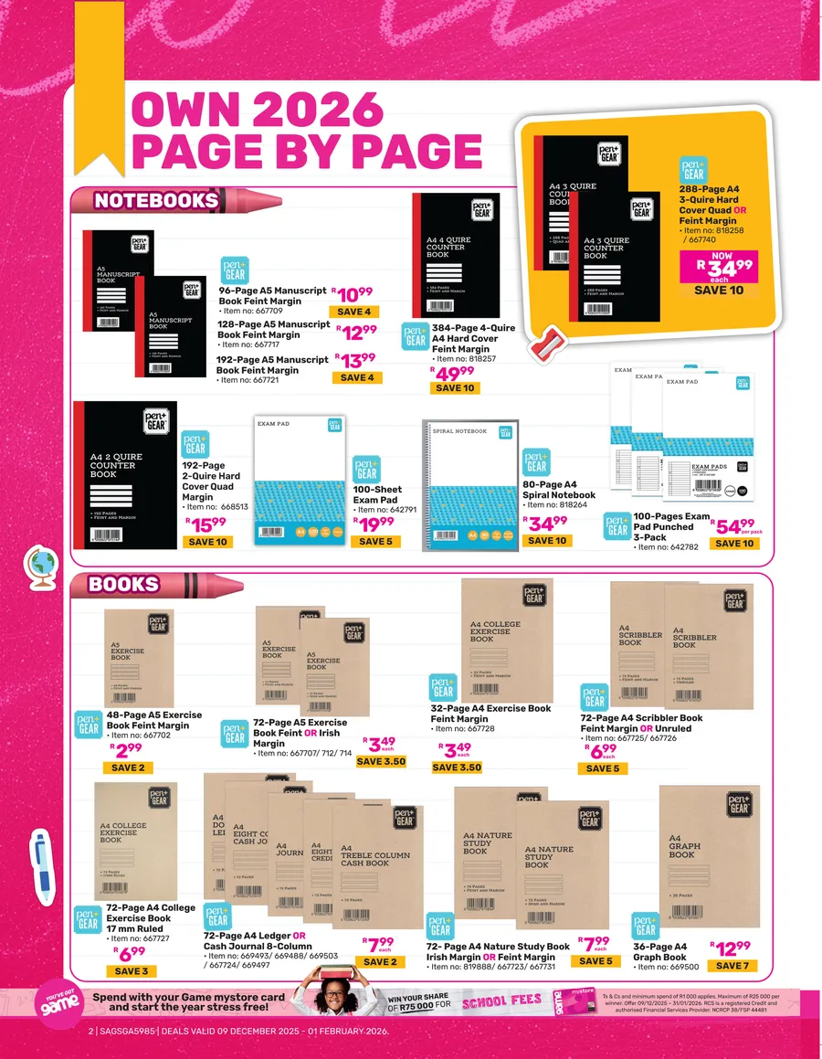 Game : Back To School (09 December 2025 - 01 February 2026) — m.guzzle ...