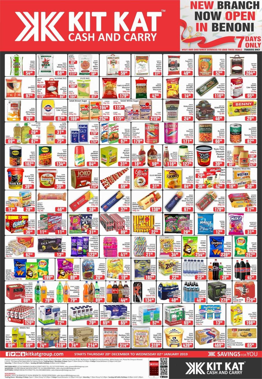 Kit Kat Cash Carry (20 Dec - 02 Jan 2019) — m.guzzle.co.za