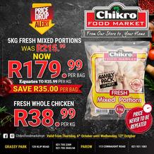 Chikro Food Market Grassy Park & Parow : Price Drop Alert (6 October ...