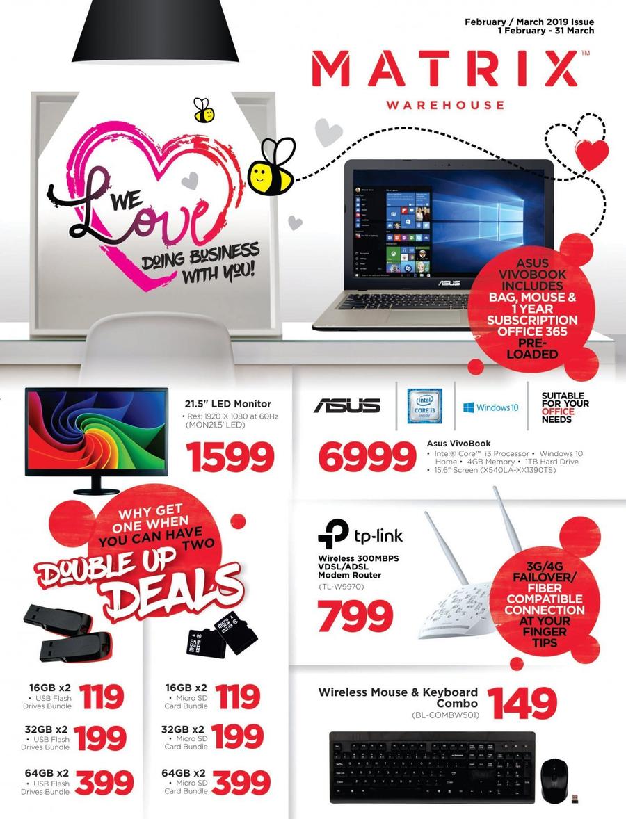 Matrix Warehouse Computers (01 Feb - 31 Mar 2019) — m.guzzle.co.za