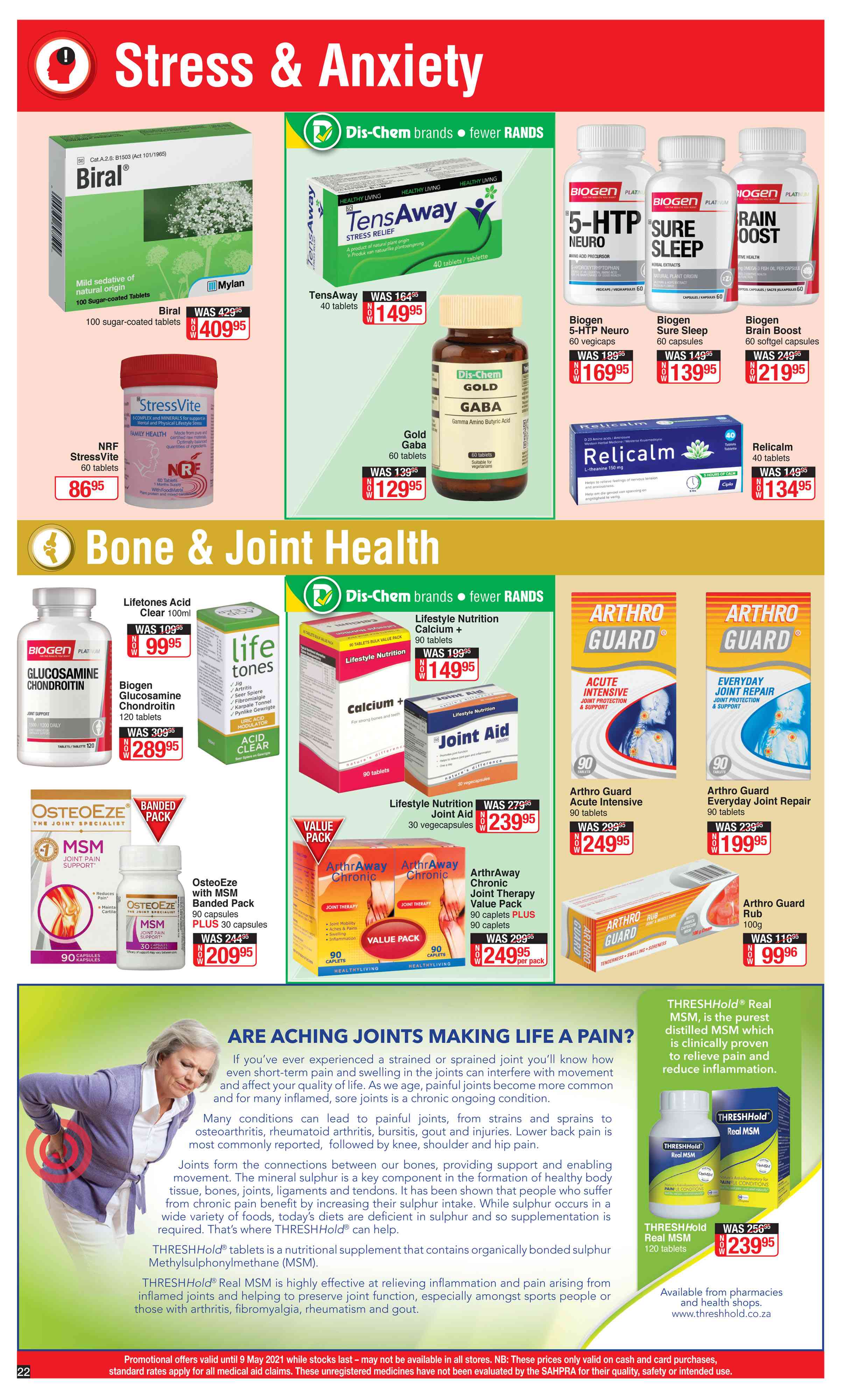 Special ArthrAway Chronic Joint Therapy Value Pack 90 Capsules Plus 90 ...