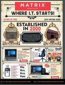Matrix Warehouse Computers (25 May - 25 Jun 2019) — www.guzzle.co.za