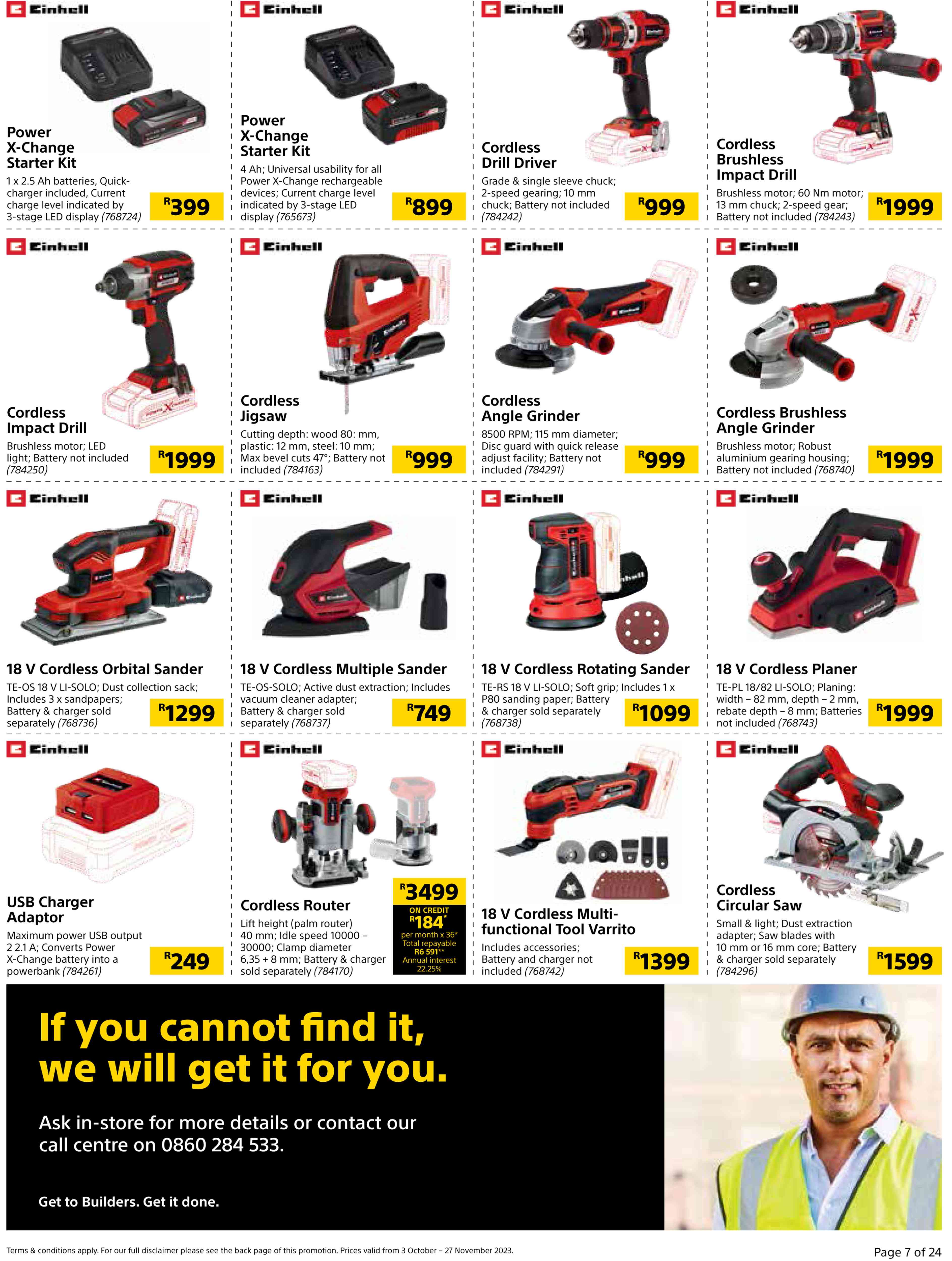 DIY Specials | Catalogue | SA Promotional Leaflets | Builders