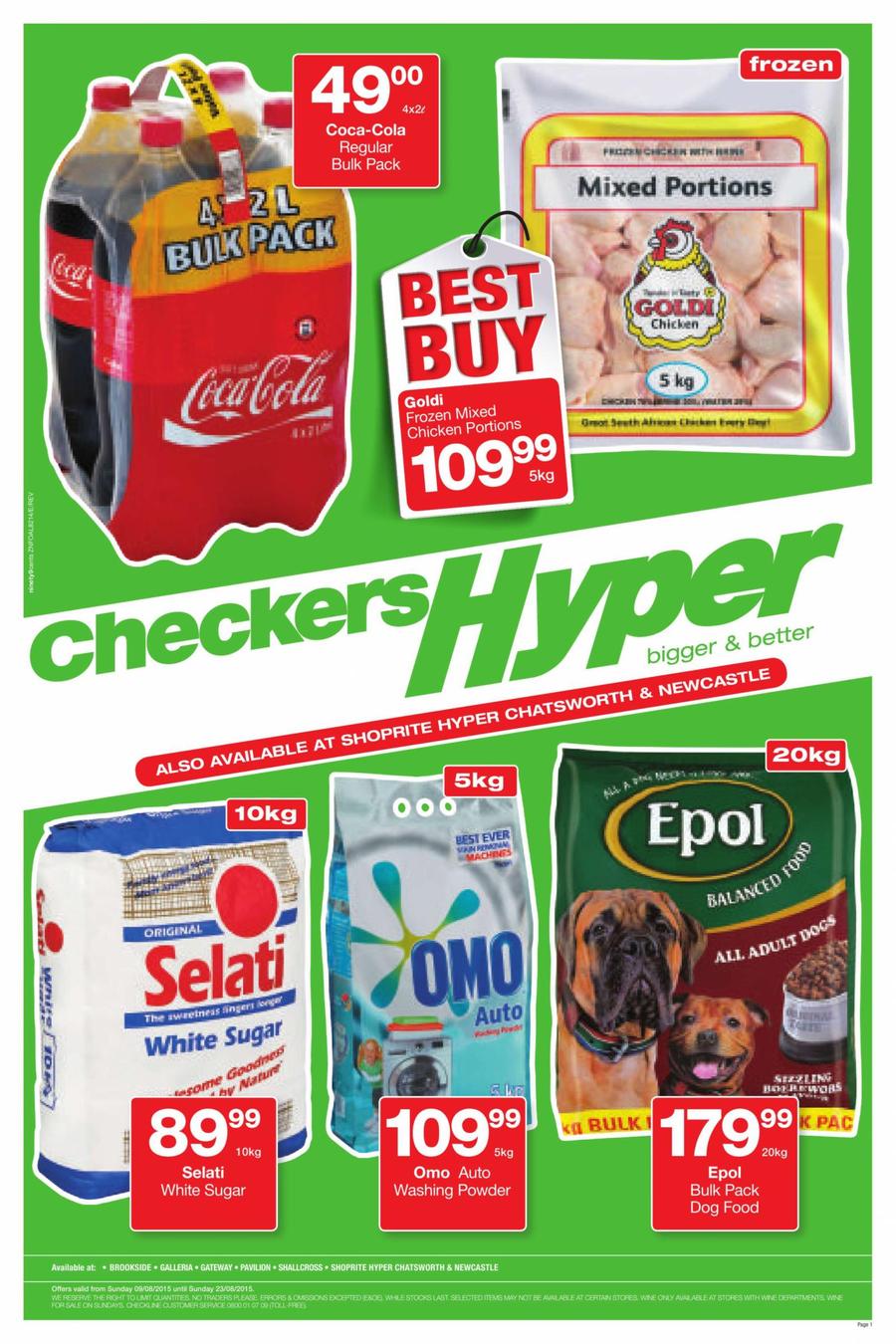 Checkers Hyper KZN (09 Aug - 23 Aug 2015) — m.guzzle.co.za