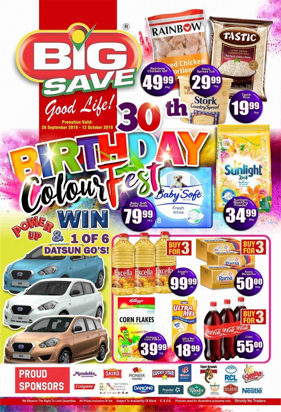 Big Save Cash And Carry Super Market (26 Sep - 12 Oct 2019) — m.guzzle ...