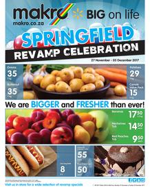 Makro : Springfield revamp (27 Nov - 03 Dec 2017) — www.guzzle.co.za