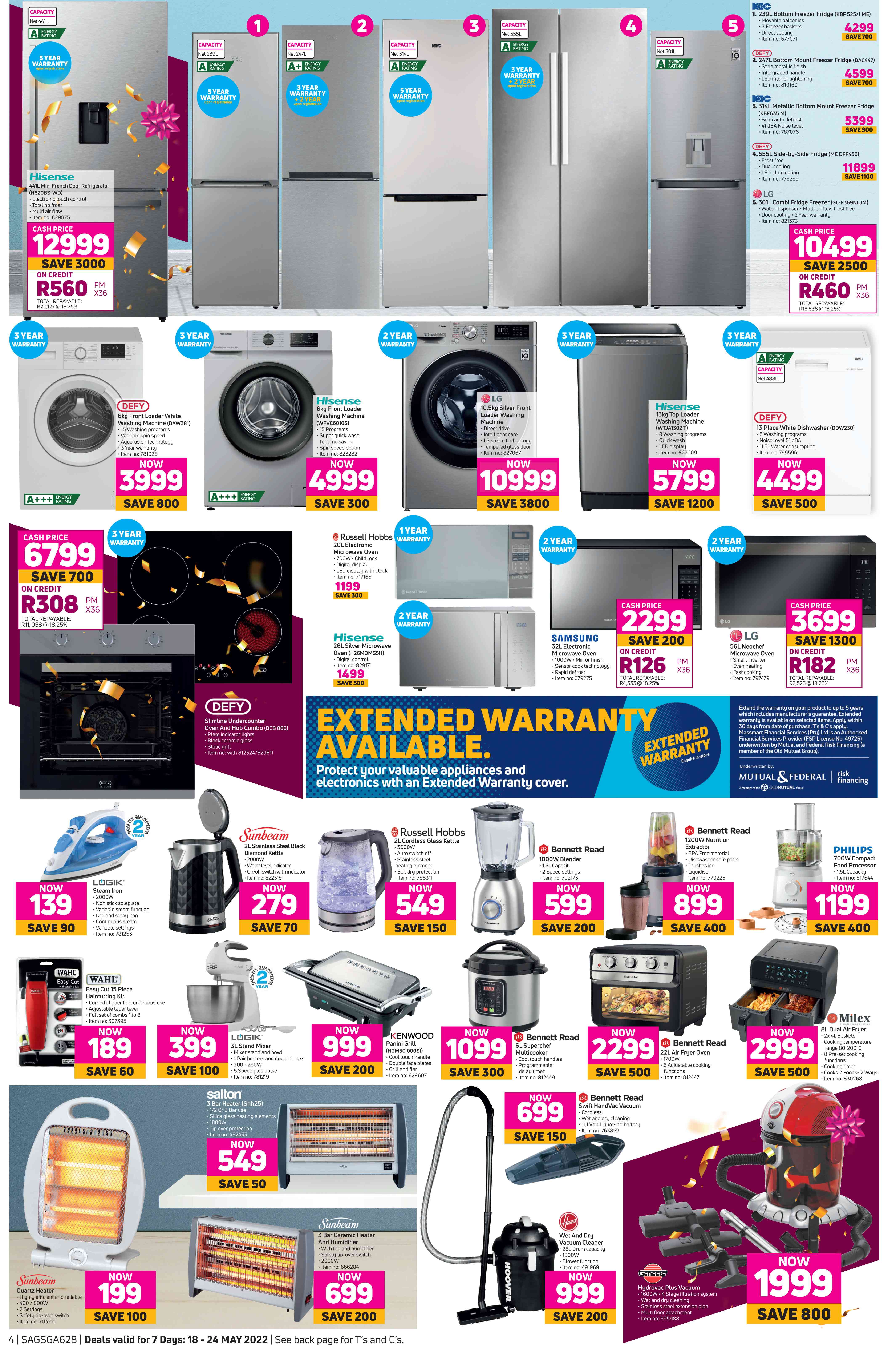 Special Defy 247L Bottom Mount Freezer Fridge DAC447 — www.guzzle.co.za