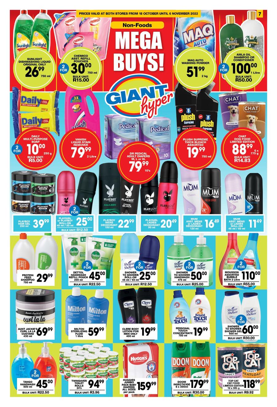 Giant Hyper : Mega Sale (18 October - 06 November 2022) — www.guzzle.co.za