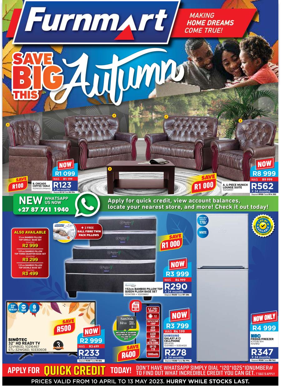 Furnmart : Save Big This Autumn (10 April - 13 May 2023) — m.guzzle.co.za