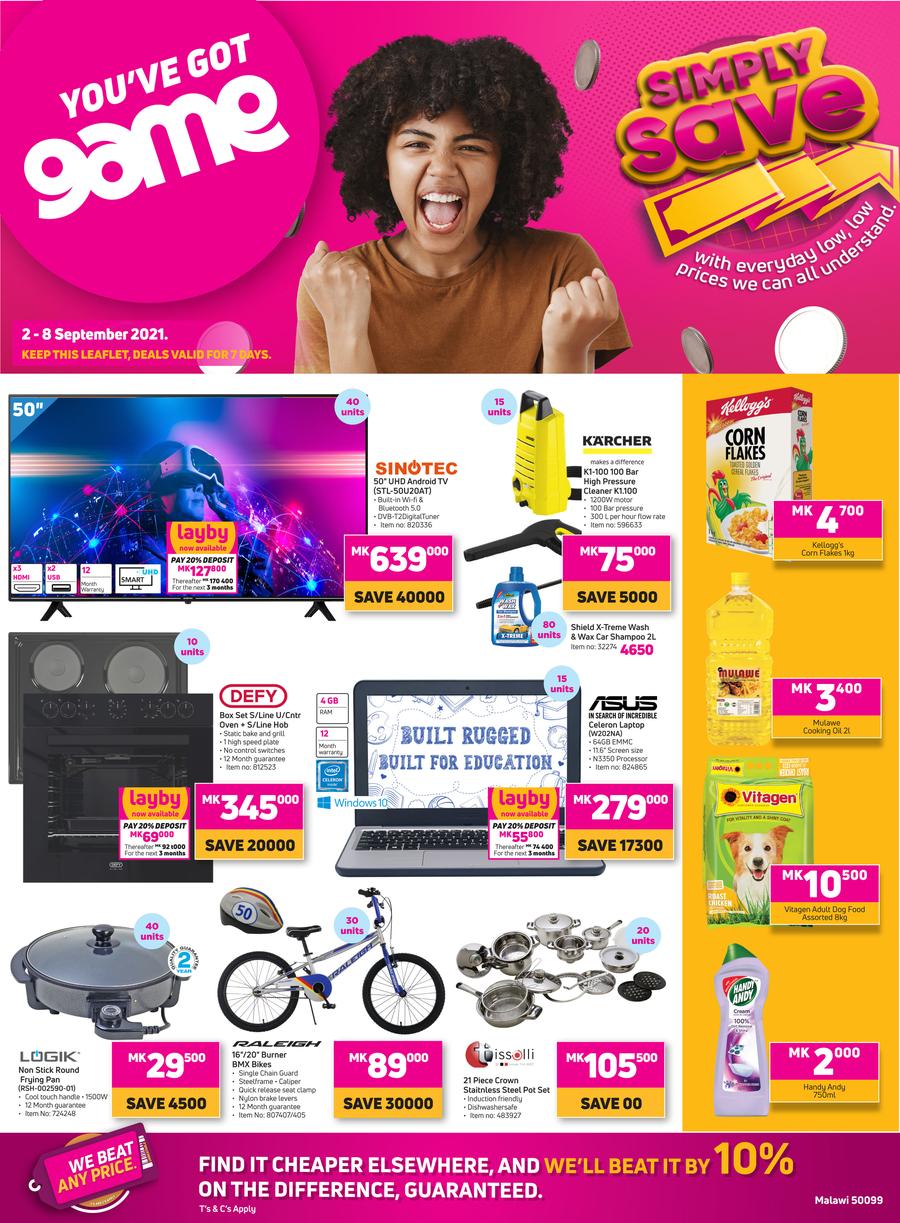 Game Malawi : You've Got Game (2 September - 8 September 2021) — m ...