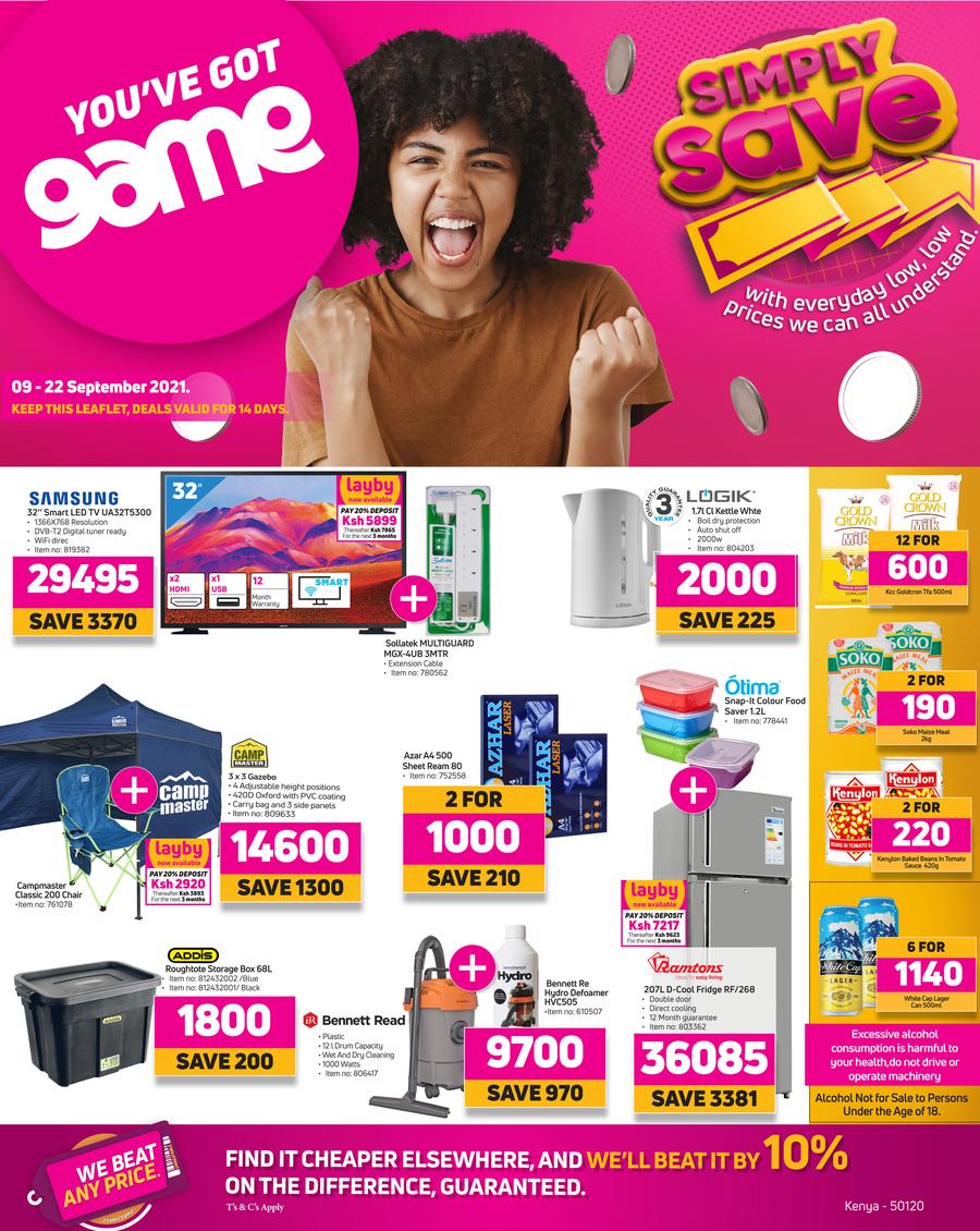 Game Kenya : You've Got Game (9 September - 22 September 2021) — m ...