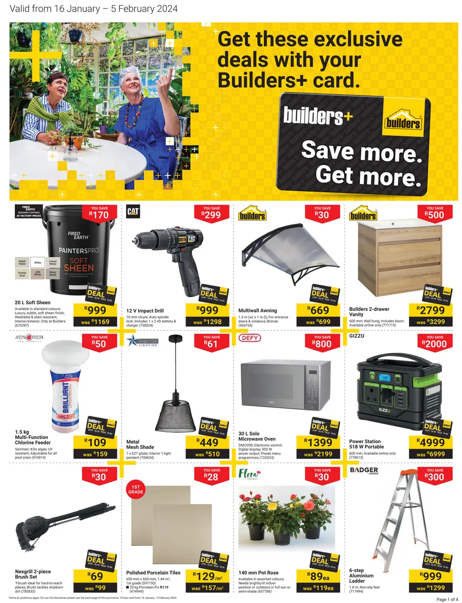 Builders : Save More, Get More (16 January - 5 February 2024) — m ...