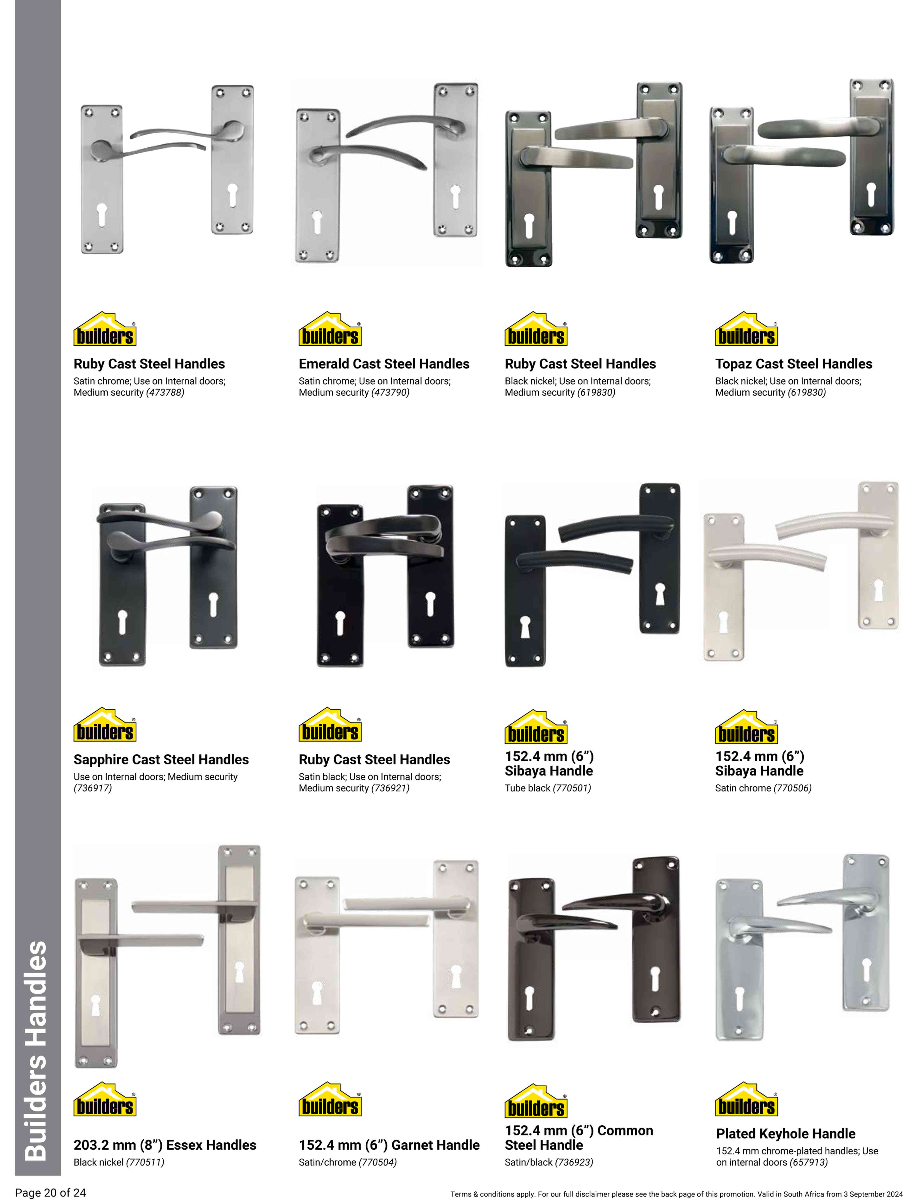 DIY Specials | Catalogue | SA Promotional Leaflets | Builders
