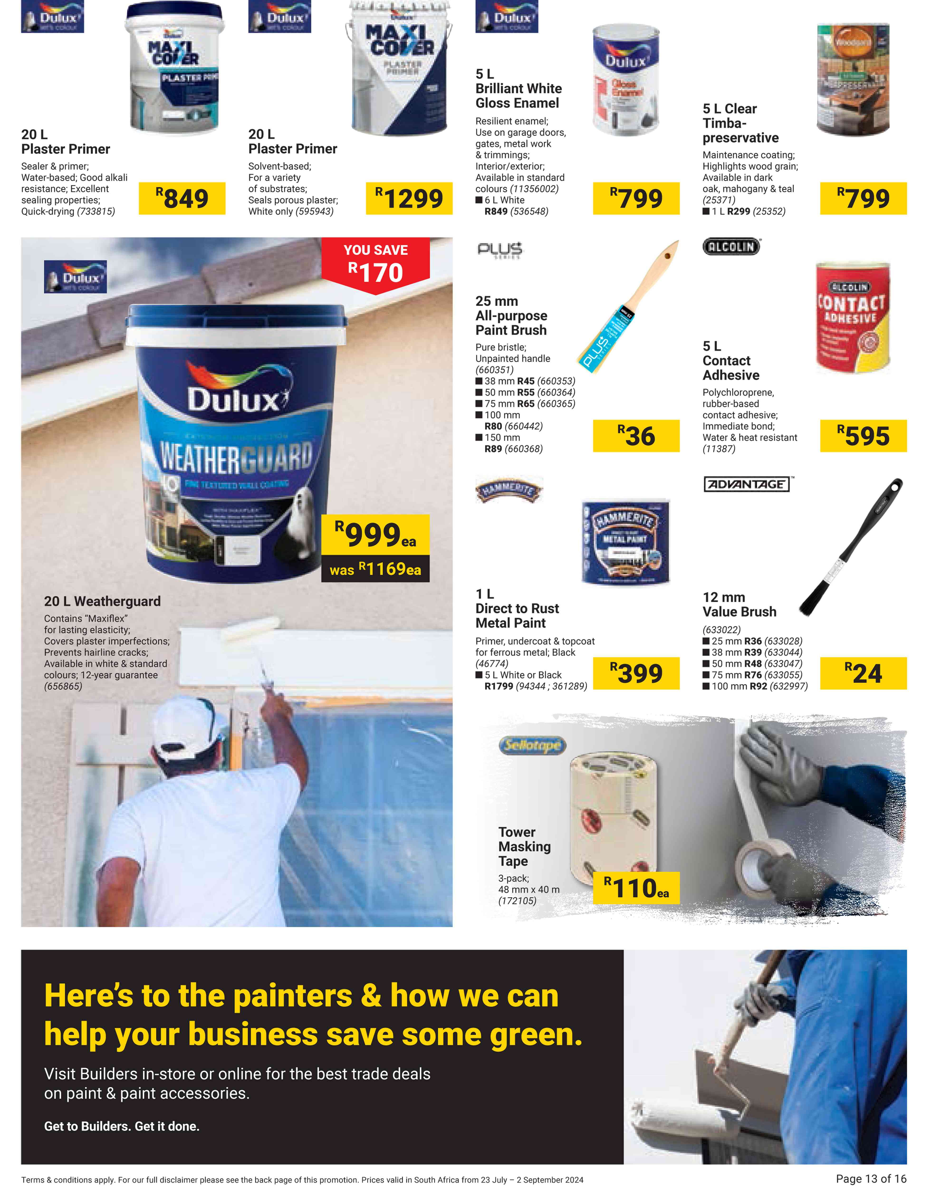 DIY Specials | Catalogue | SA Promotional Leaflets | Builders