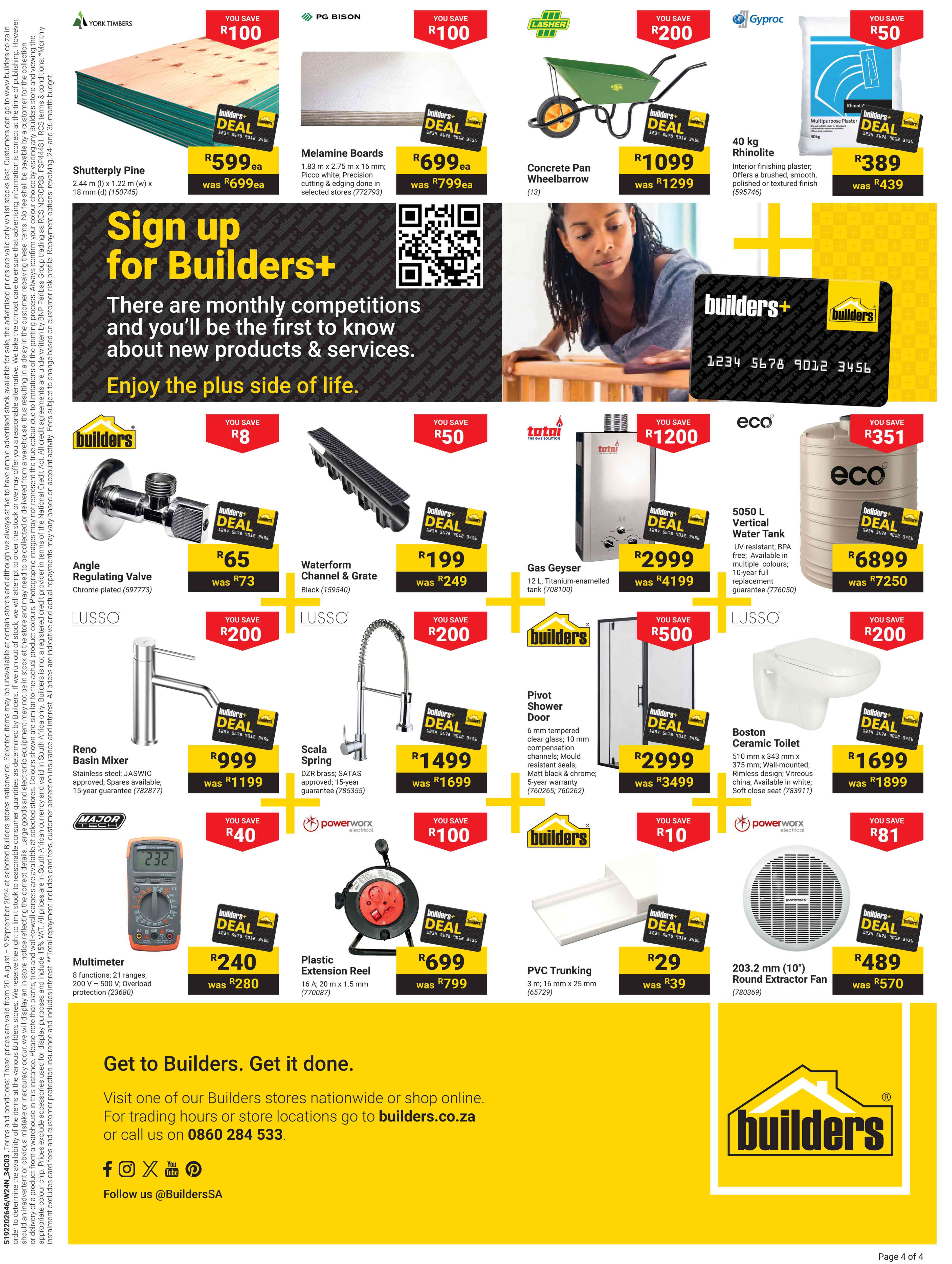 DIY Specials | Catalogue | SA Promotional Leaflets | Builders