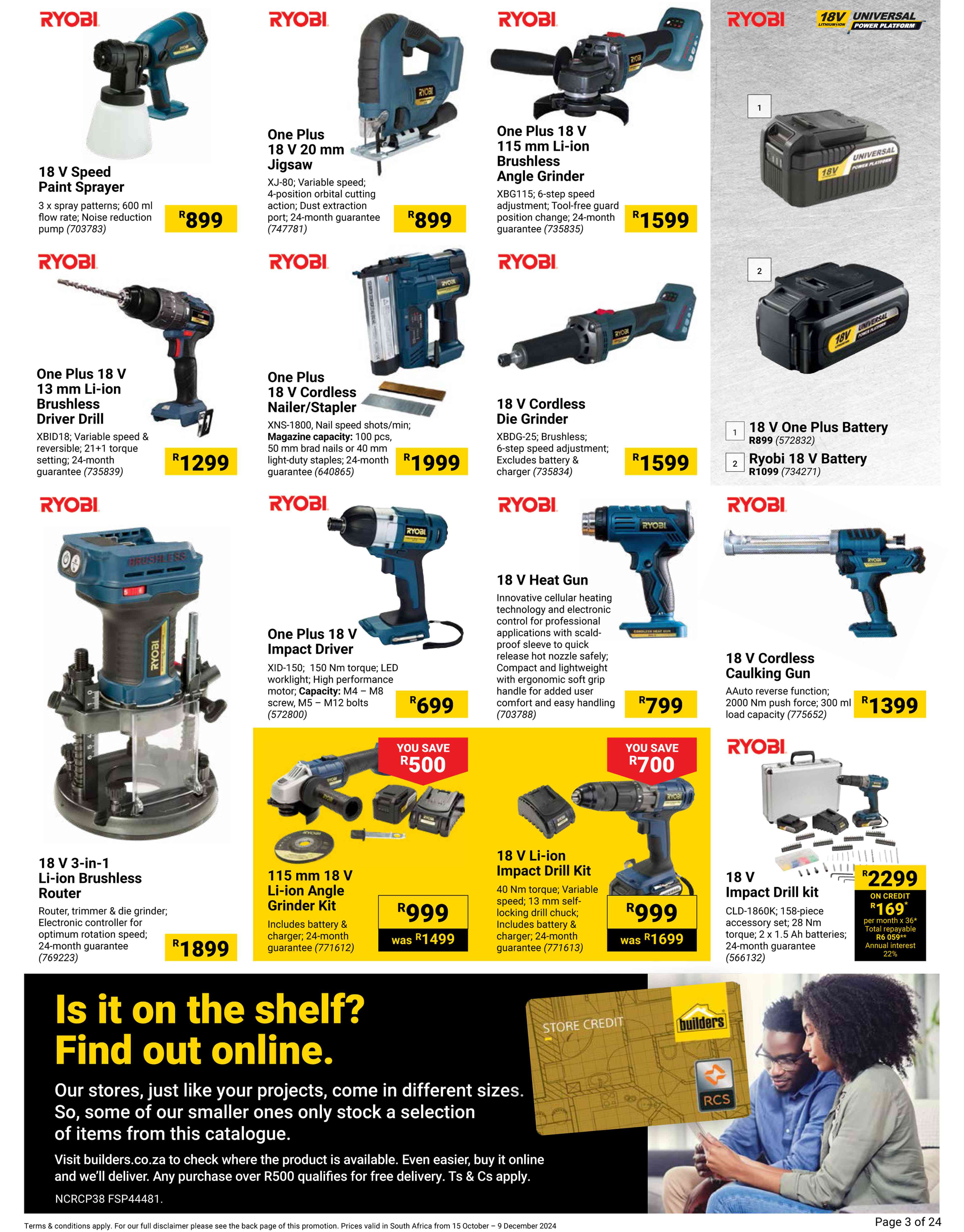 DIY Specials | Catalogue | SA Promotional Leaflets | Builders