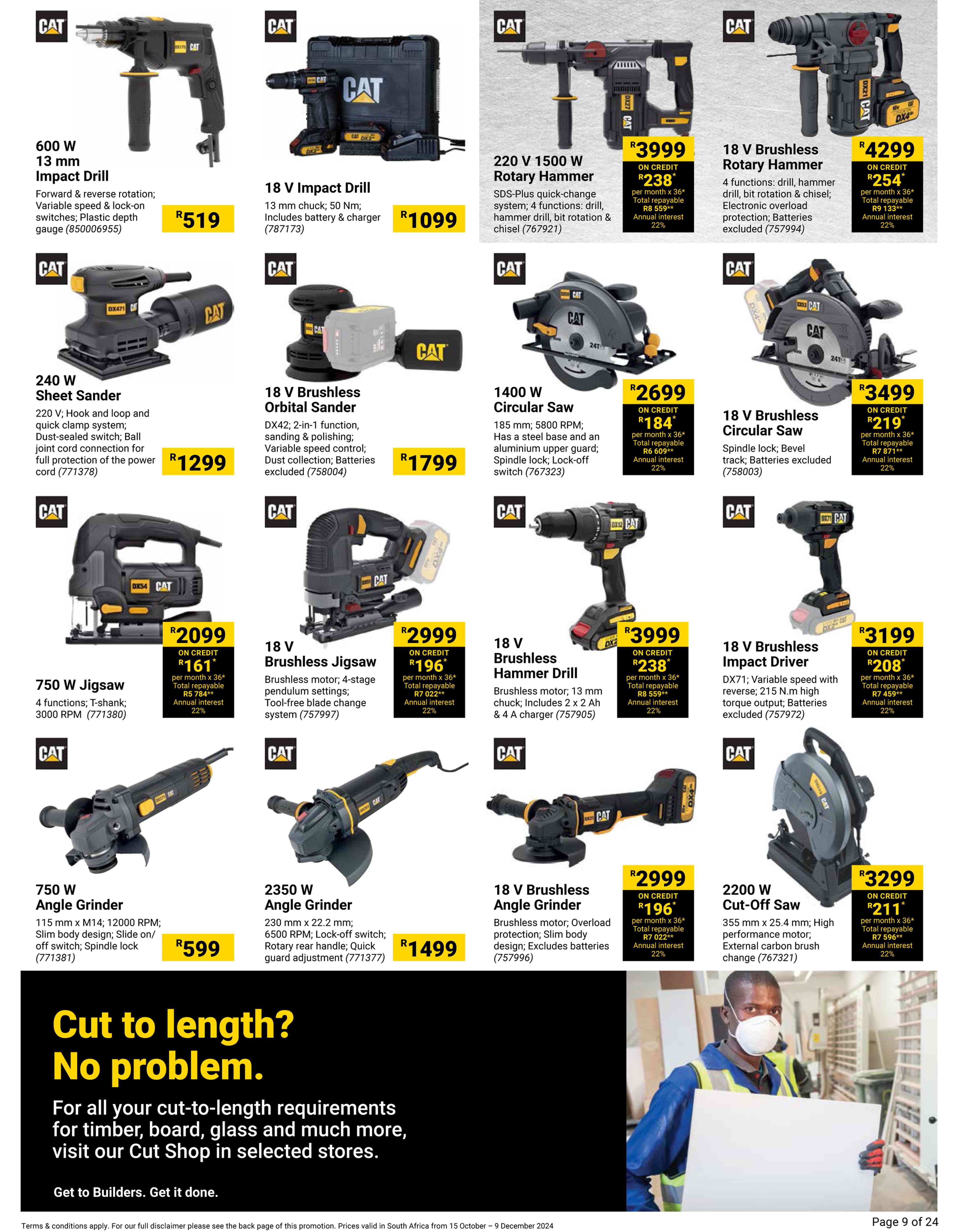 DIY Specials | Catalogue | SA Promotional Leaflets | Builders