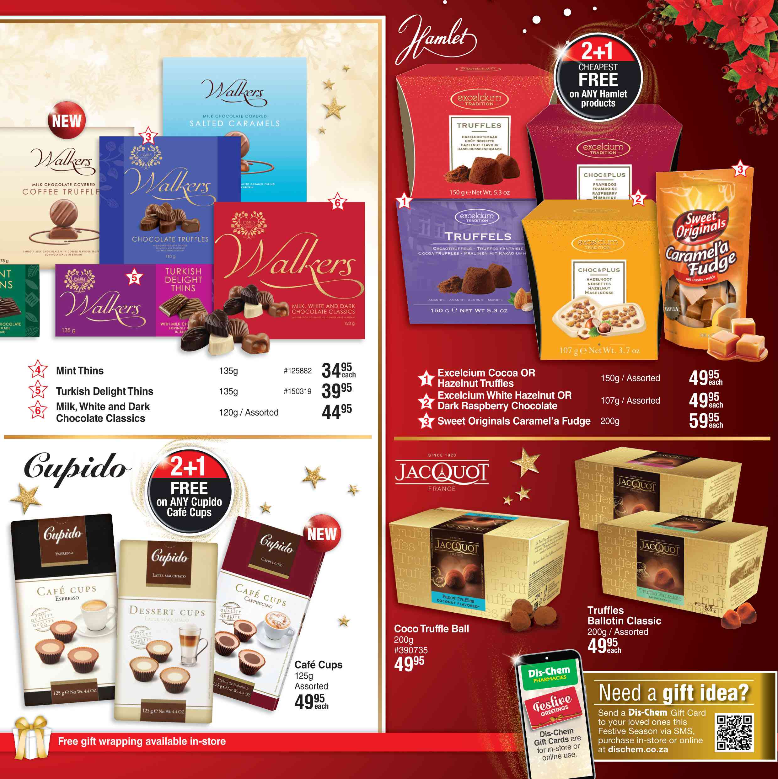 Special Hamlet Excelcium Cocoa Or Hazelnut Truffles Assorted-150g Each ...