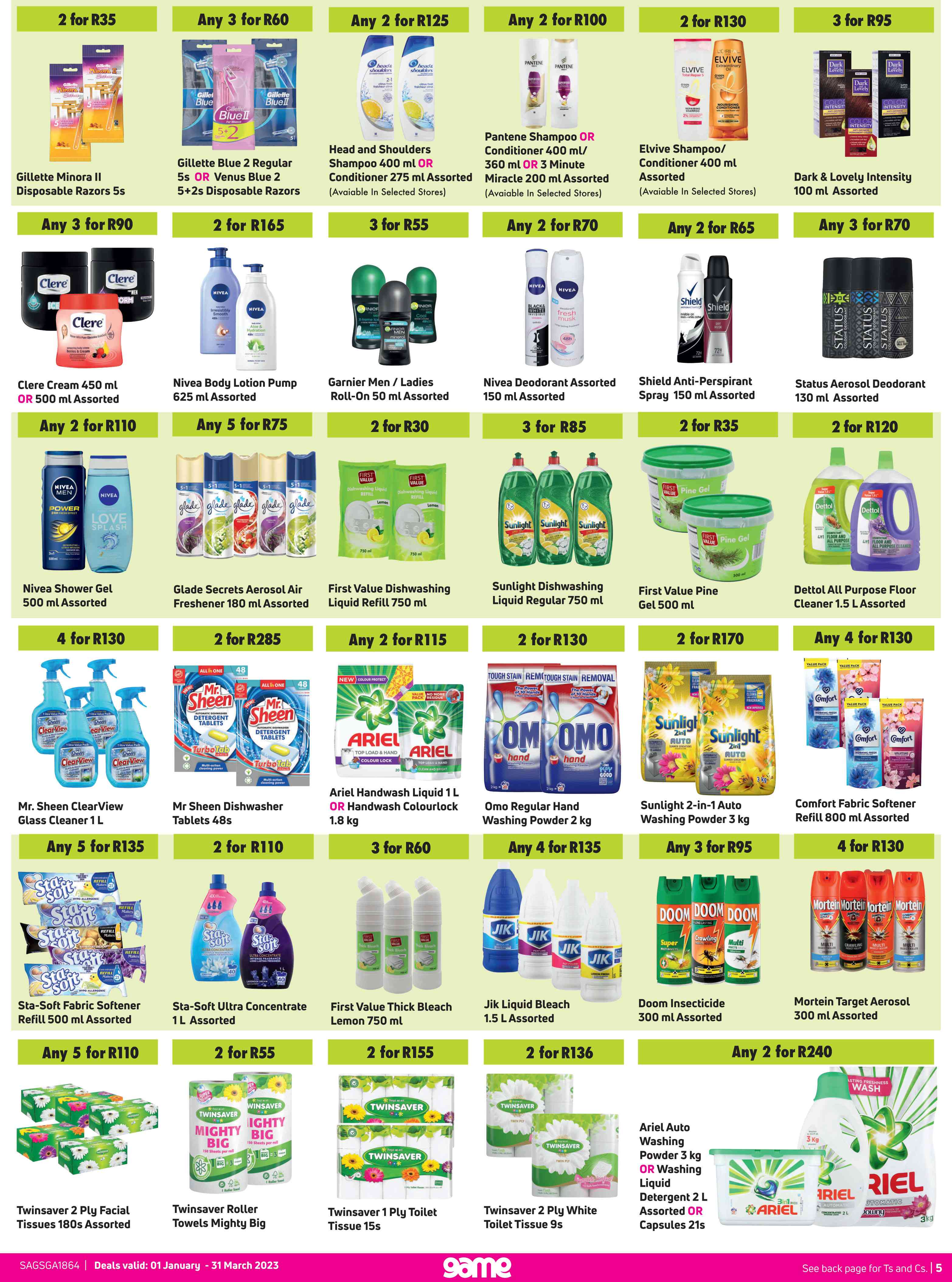 Special Glade Secrets Aerosol Air Freshener Assorted-For Any 5 x 180ml ...