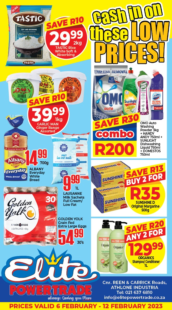 Elite Powertrade : Cash In On These Low Prices (6 February - 12 ...