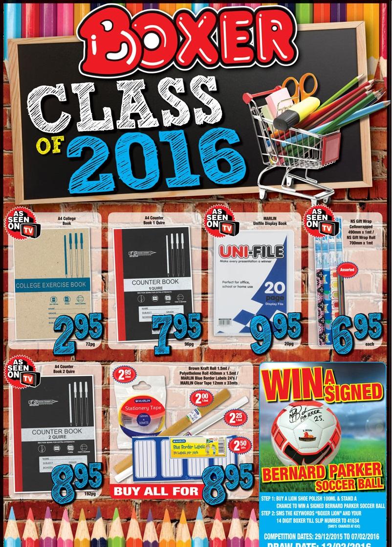 Boxer Super Store : Back To School (29 Dec - 07 Feb 2016) — m.guzzle.co.za