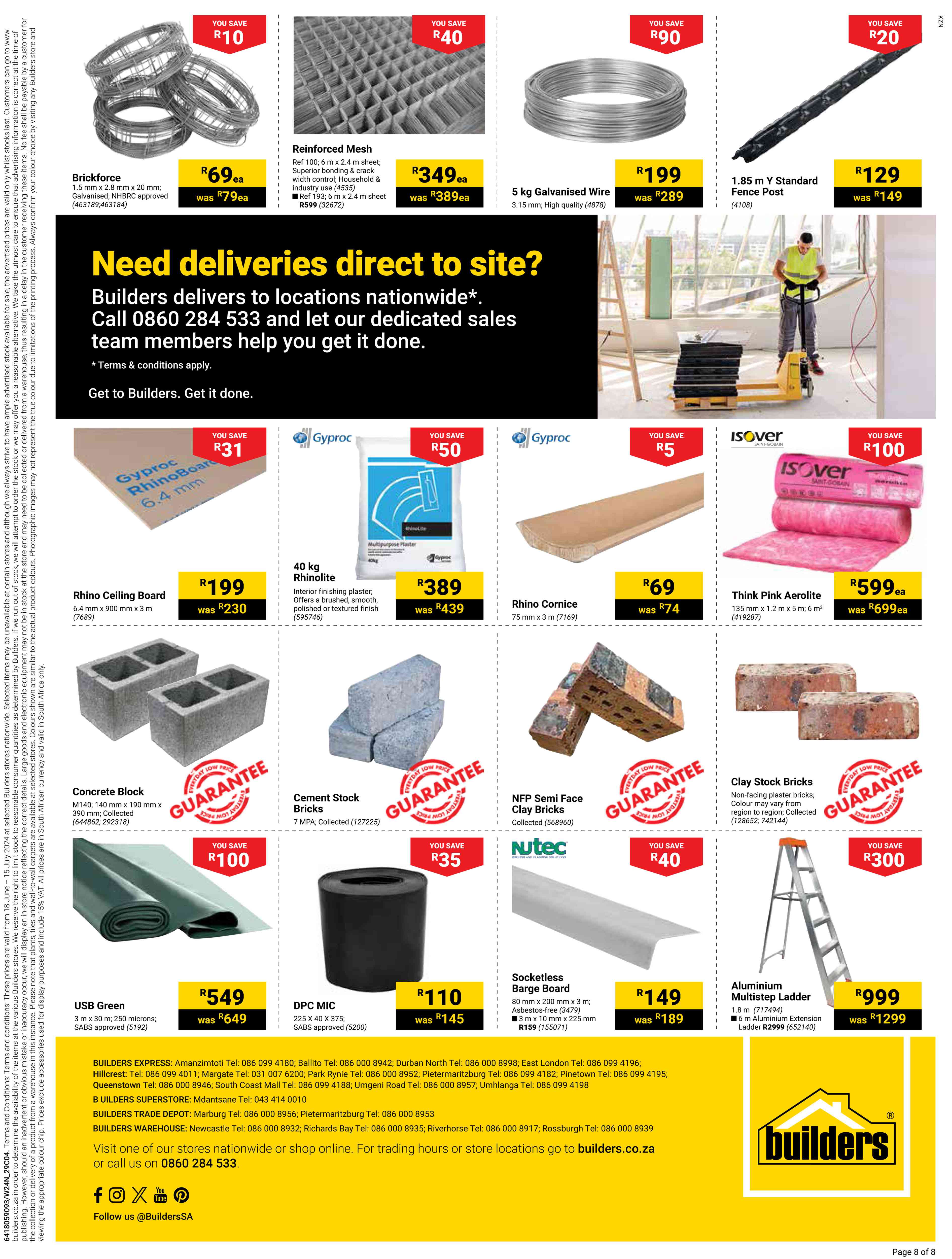 DIY Specials | Catalogue | SA Promotional Leaflets | Builders