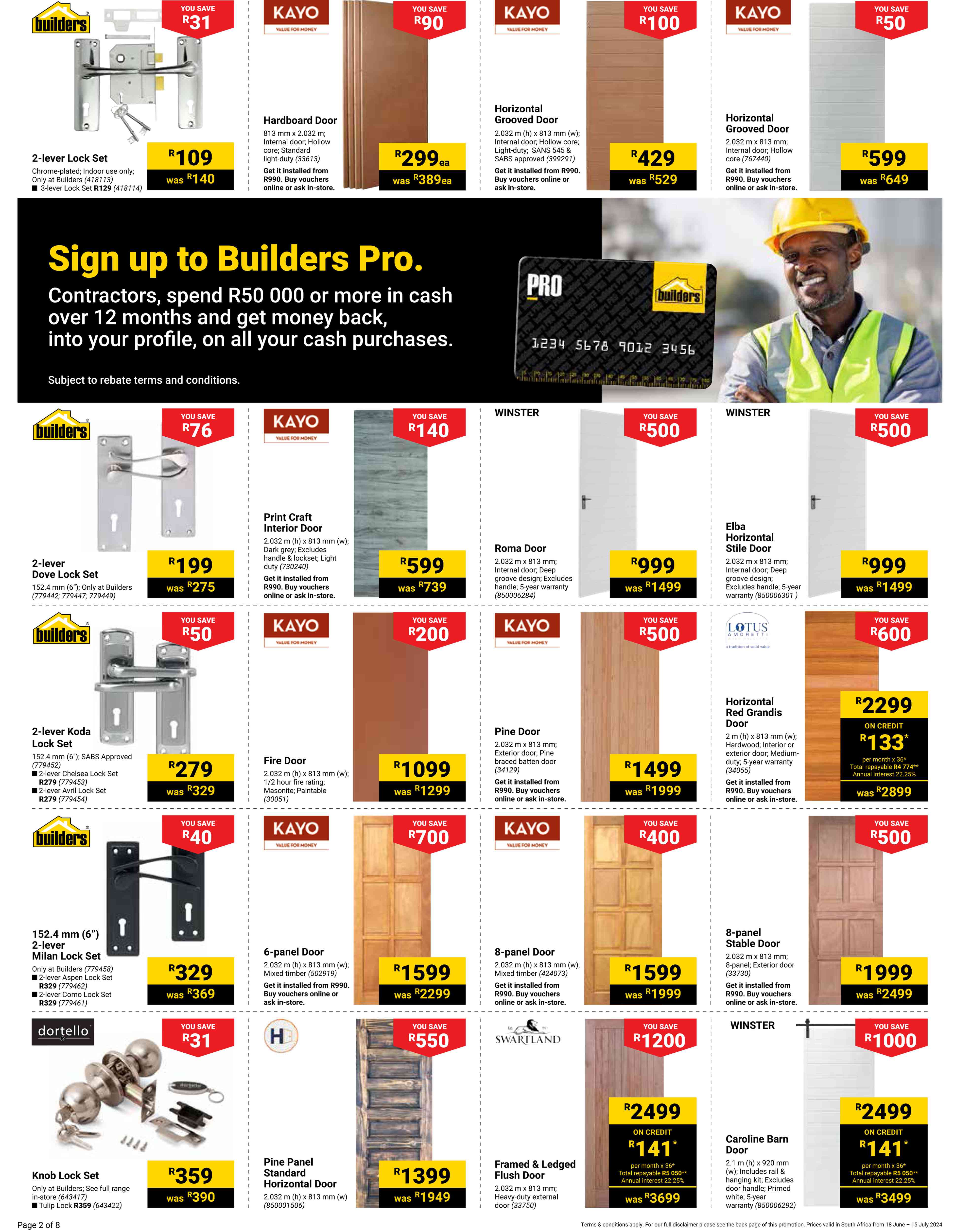 DIY Specials | Catalogue | SA Promotional Leaflets | Builders