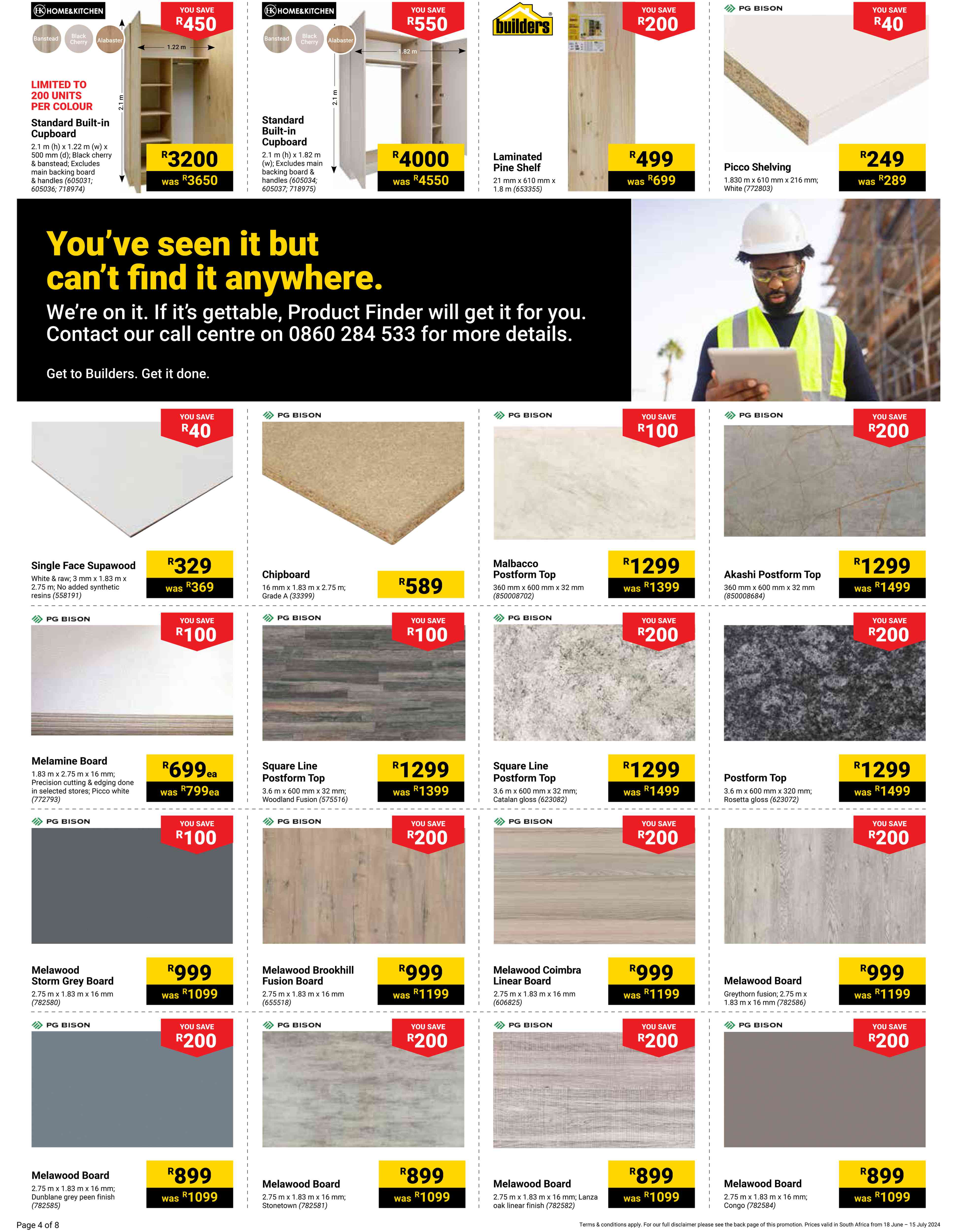 DIY Specials | Catalogue | SA Promotional Leaflets | Builders