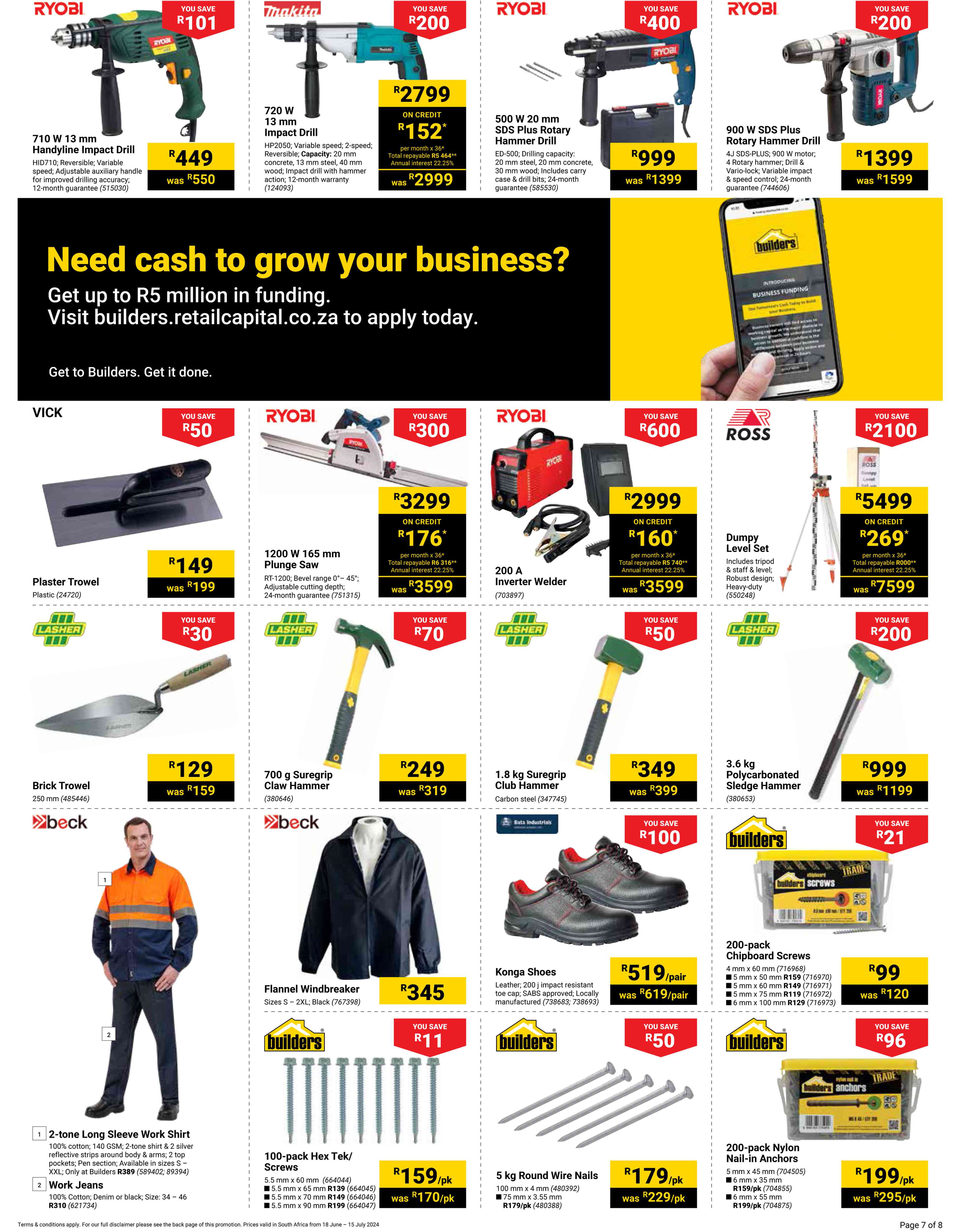DIY Specials | Catalogue | SA Promotional Leaflets | Builders
