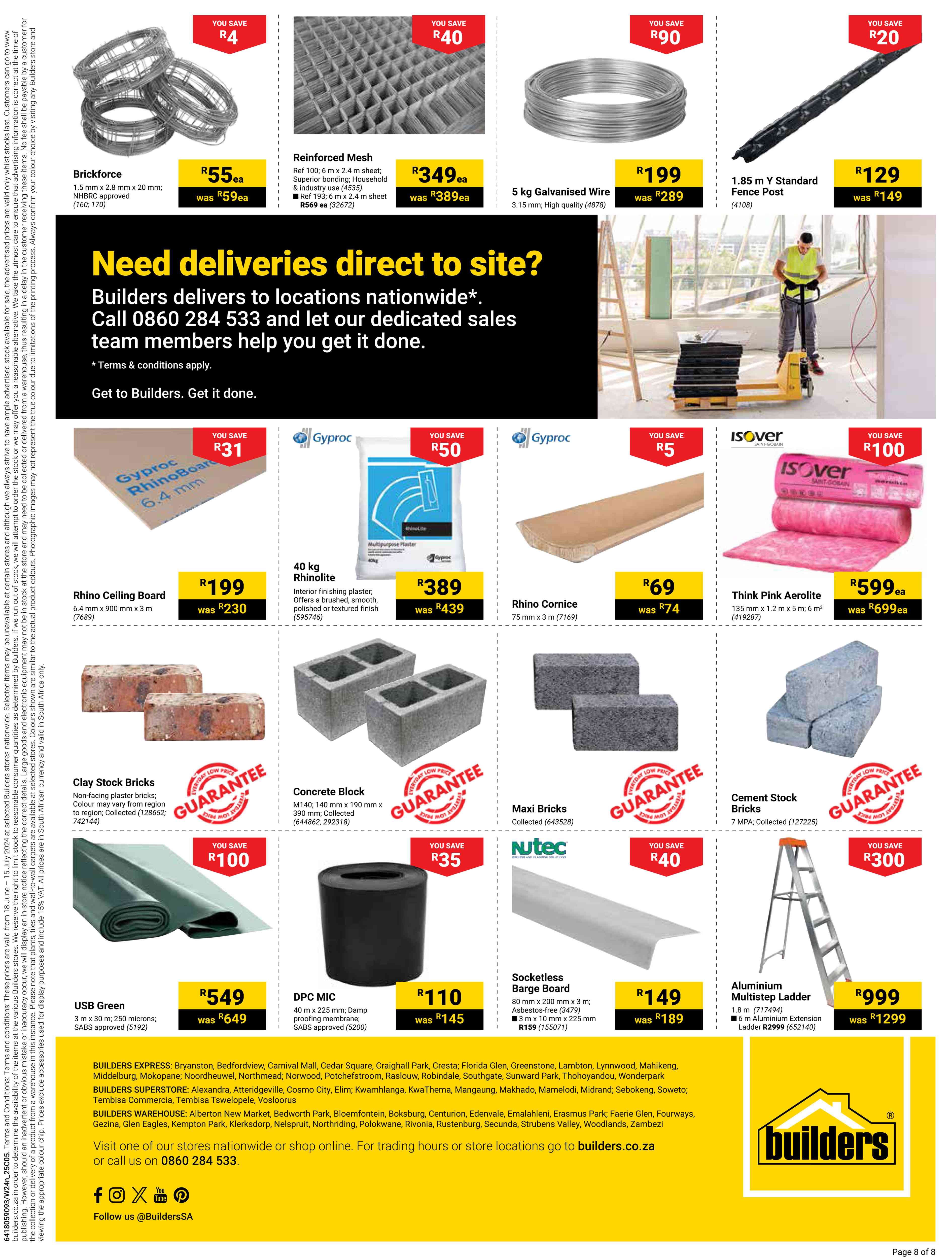 DIY Specials | Catalogue | SA Promotional Leaflets | Builders