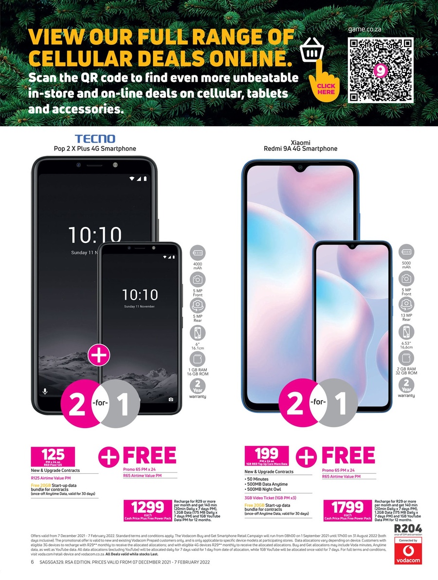 Game Cellular : Compliments Of The Season (7 December 2021 - 7 February ...