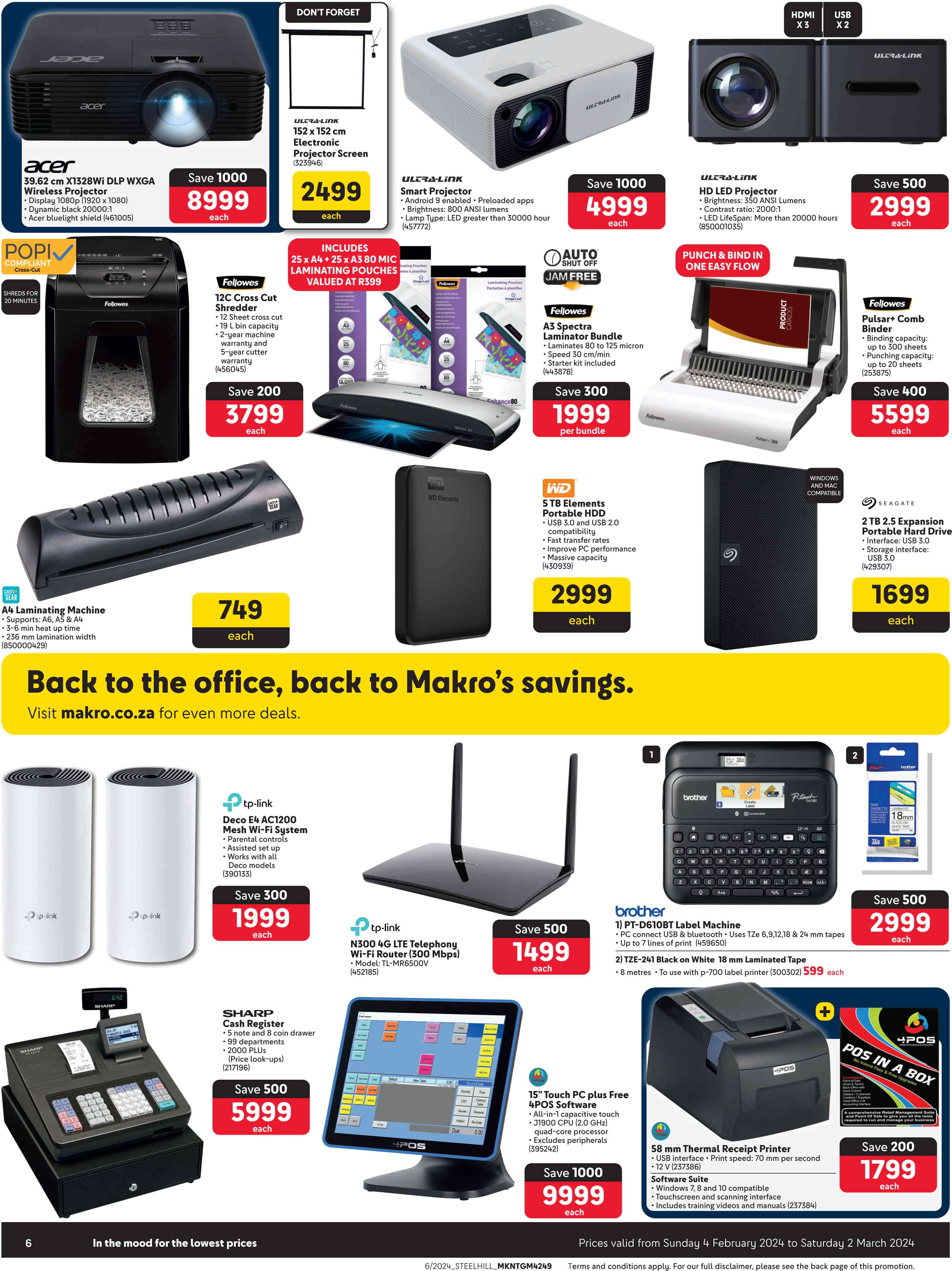 Makro : Get Back To Work Essentials At Low Prices (04 February - 02 ...