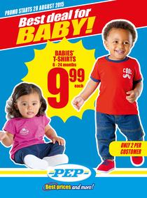 Pep : Baby (28 Aug - 3 Sep 2015) — www.guzzle.co.za