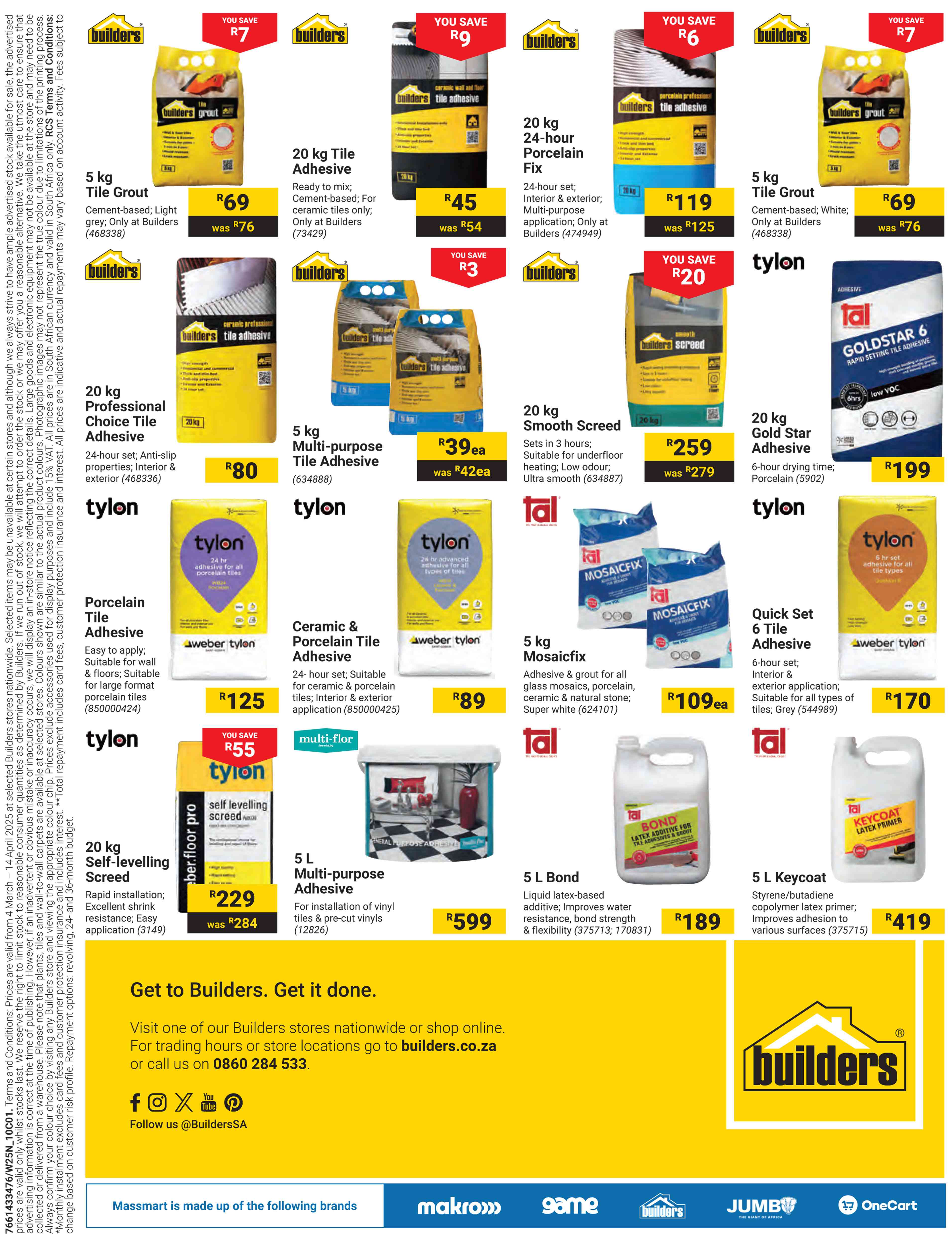 DIY Specials | Catalogue | SA Promotional Leaflets | Builders