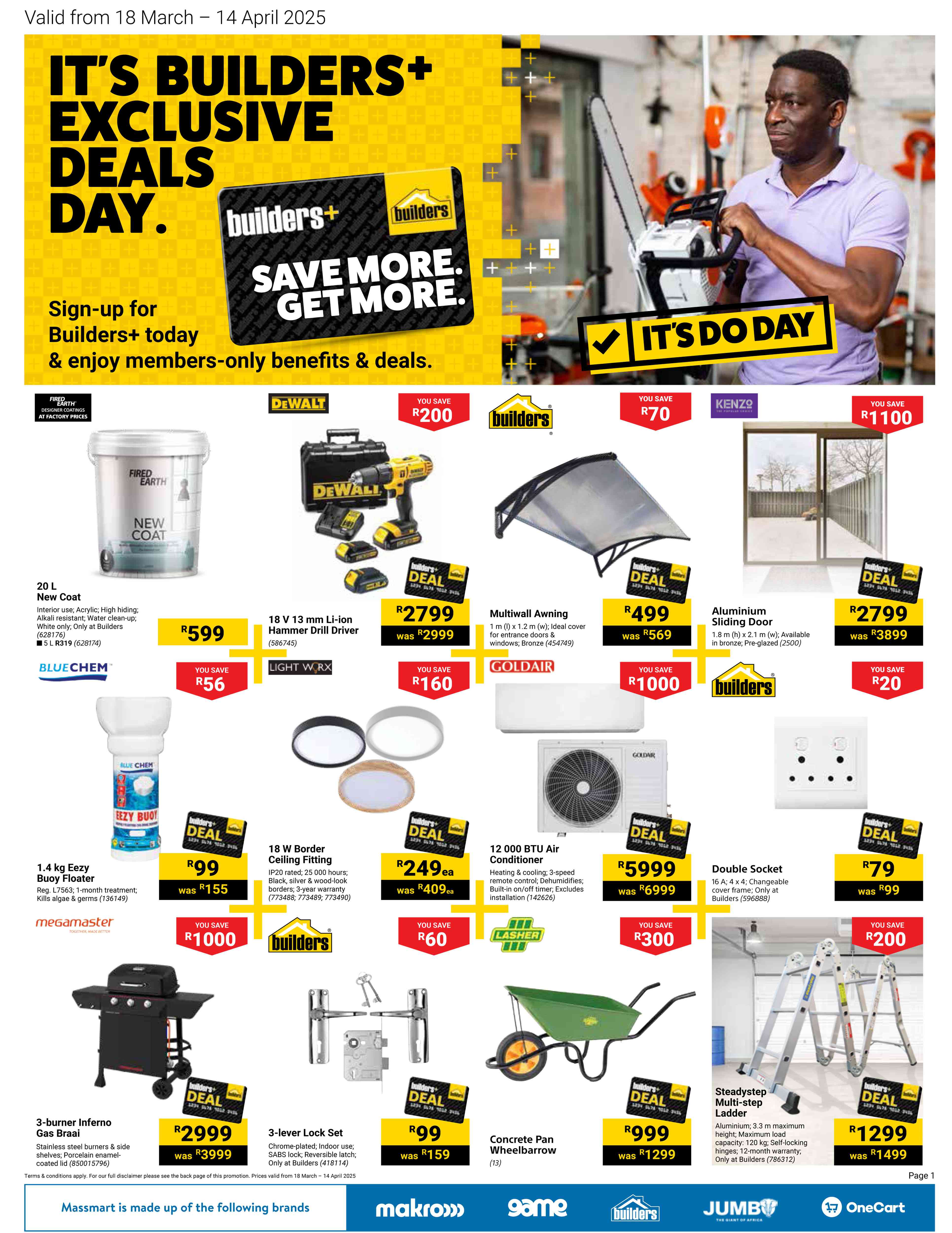 DIY Specials | Catalogue | SA Promotional Leaflets | Builders