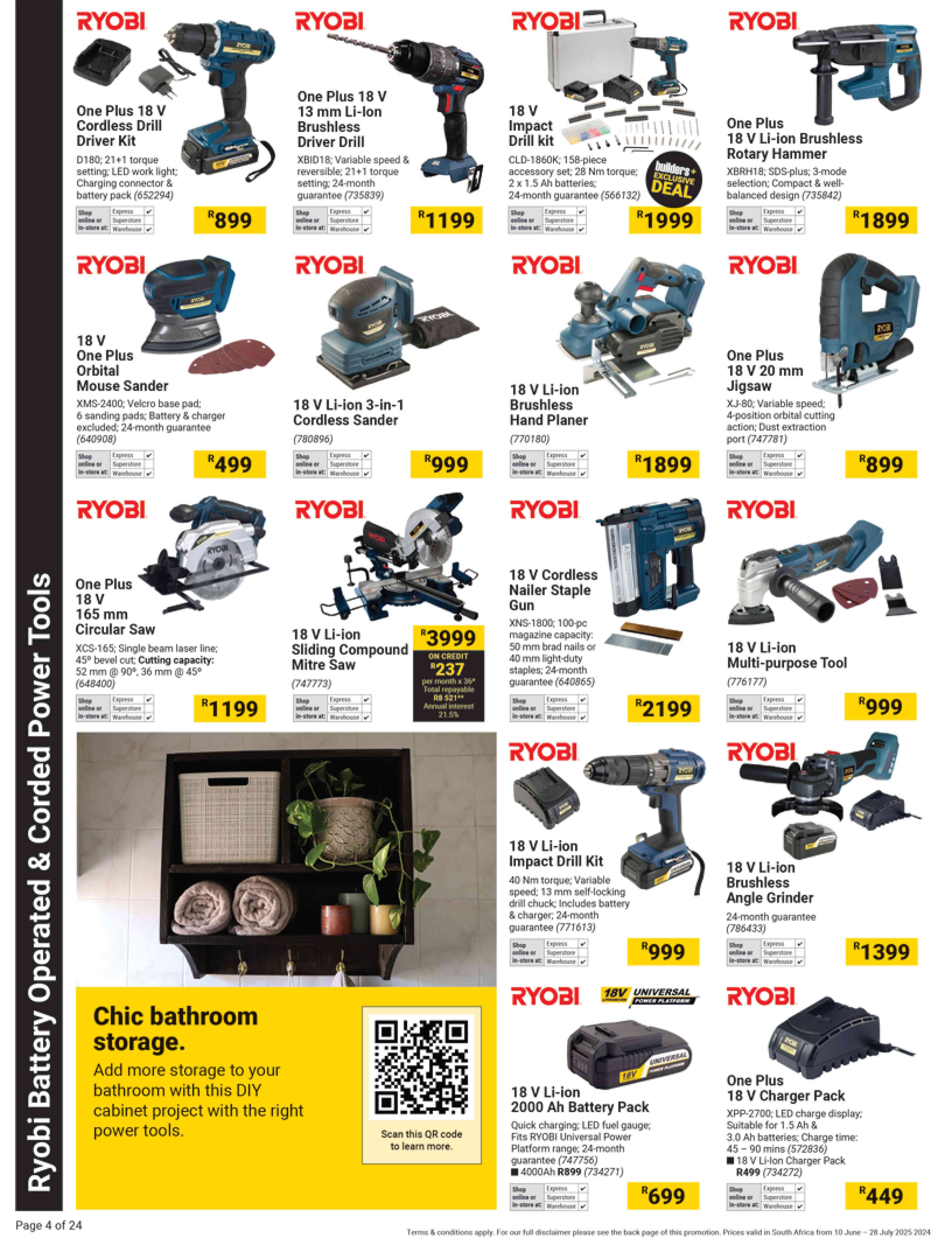 DIY Specials | Catalogue | SA Promotional Leaflets | Builders