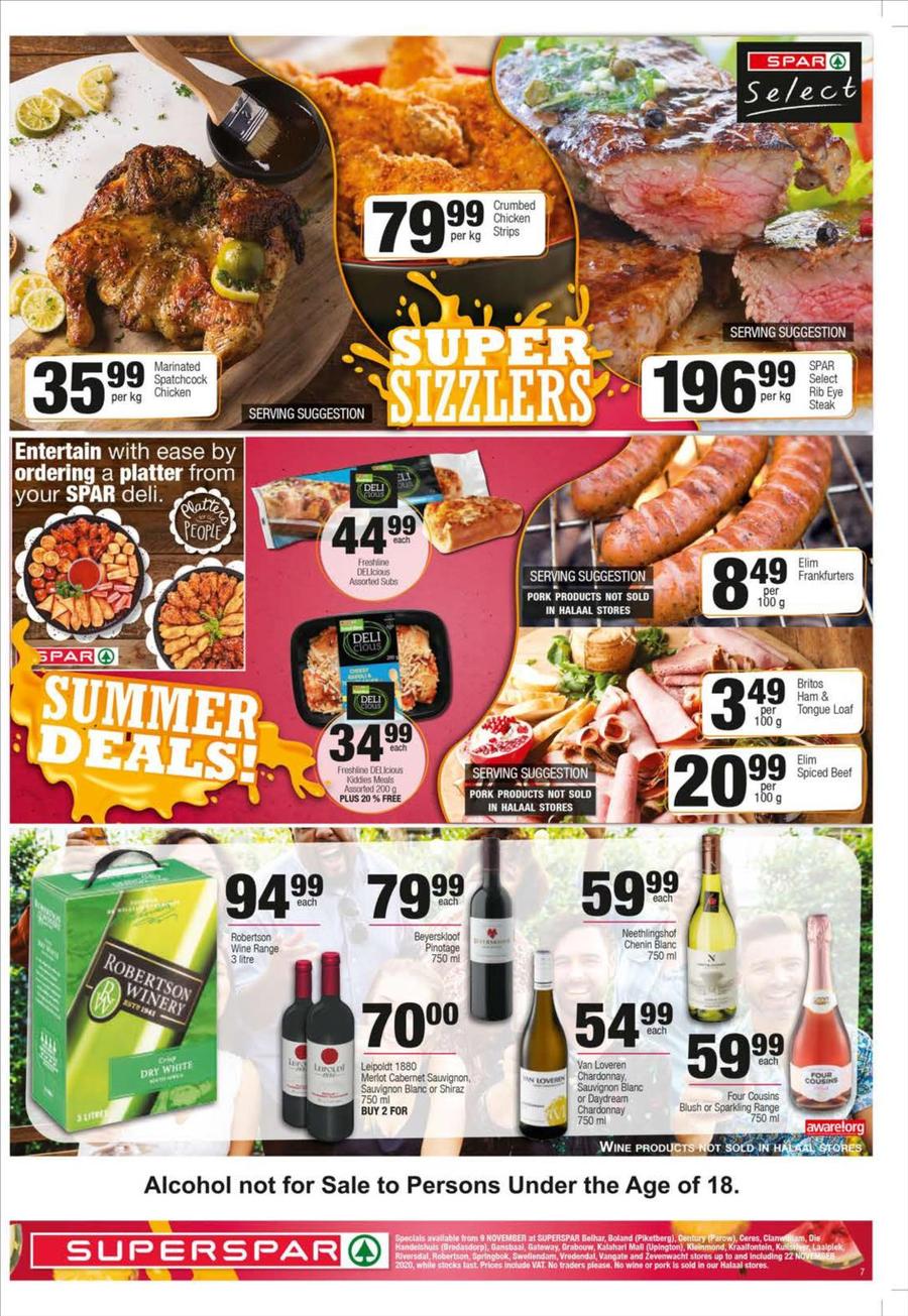 SUPER SPAR Belhar,Ceres & Kuilsriver : Christmas Savings (09 November ...