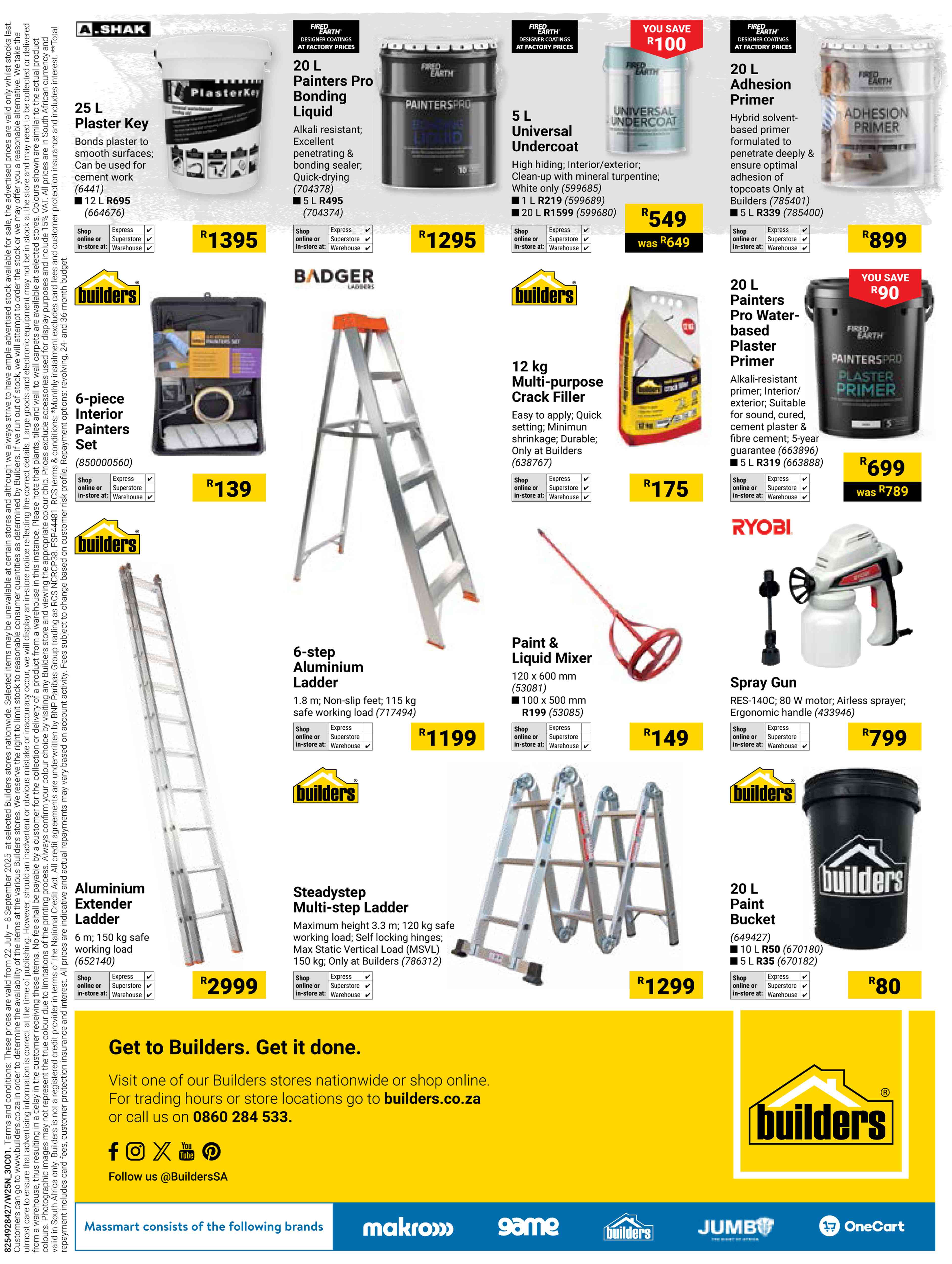DIY Specials | Catalogue | SA Promotional Leaflets | Builders