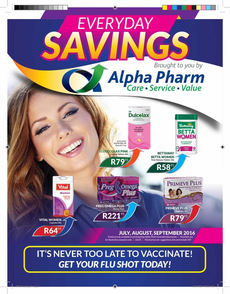 Alpha Pharm (01 Jul - While Stock Last) — m.guzzle.co.za