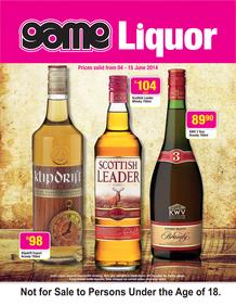 Game : Liquor (4 Jun - 15 Jun 2014) — www.guzzle.co.za