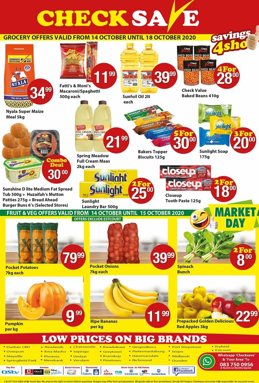Check Save : Market Day (14 October - 18 October 2020) — m.guzzle.co.za