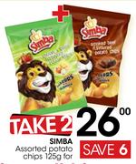 Special Simba Assorted Potato Chips-2x125g — www.guzzle.co.za