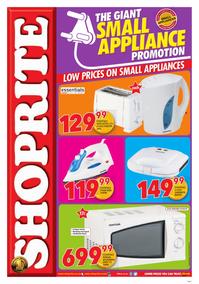 Shoprite KZN : Small Appliance (22 Aug - 04 Sep 2016) — www.guzzle.co.za