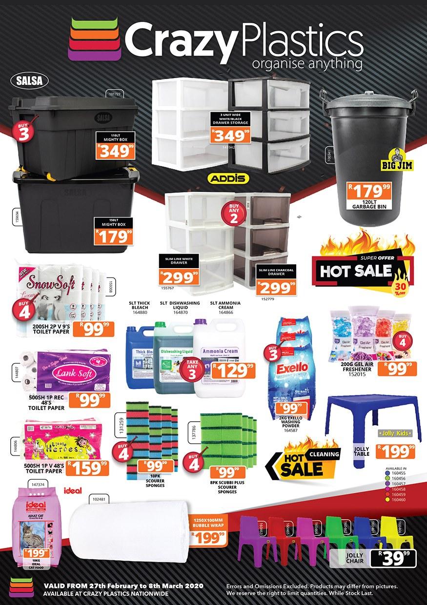 Crazy Plastics : Crazy Big Sale (27 February - 8 March 2020) — m.guzzle ...